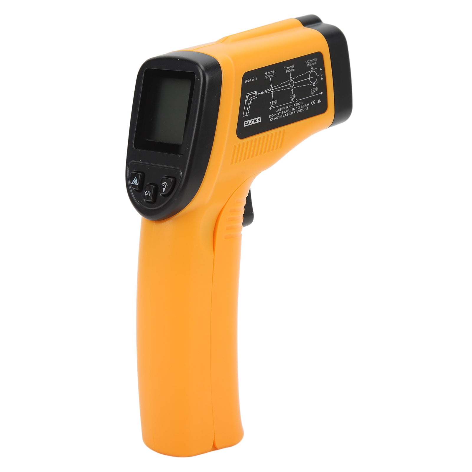 Infrared Thermometer Accurate Measurement Adjustable Emissivity Easily ...