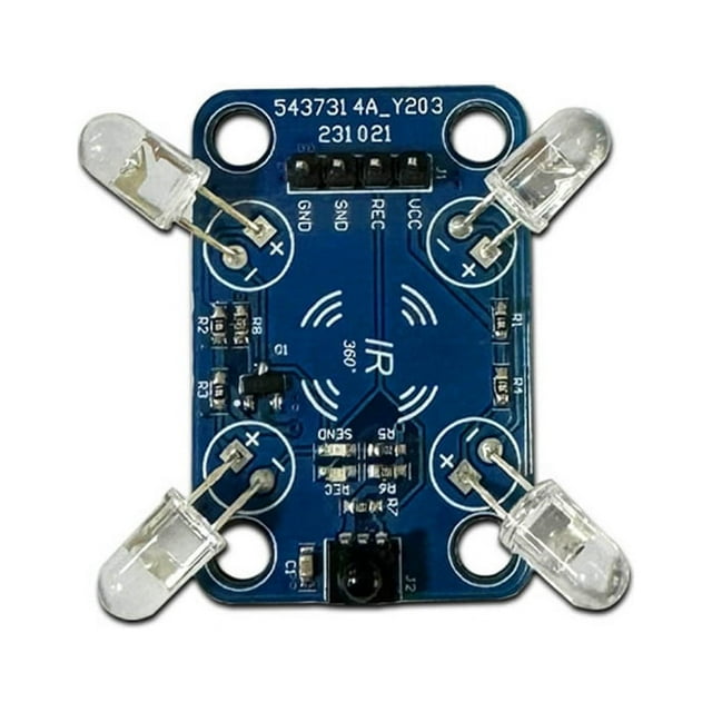 Infrared Transmitter-Receiver 360° Signal Transmission Without Dead ...