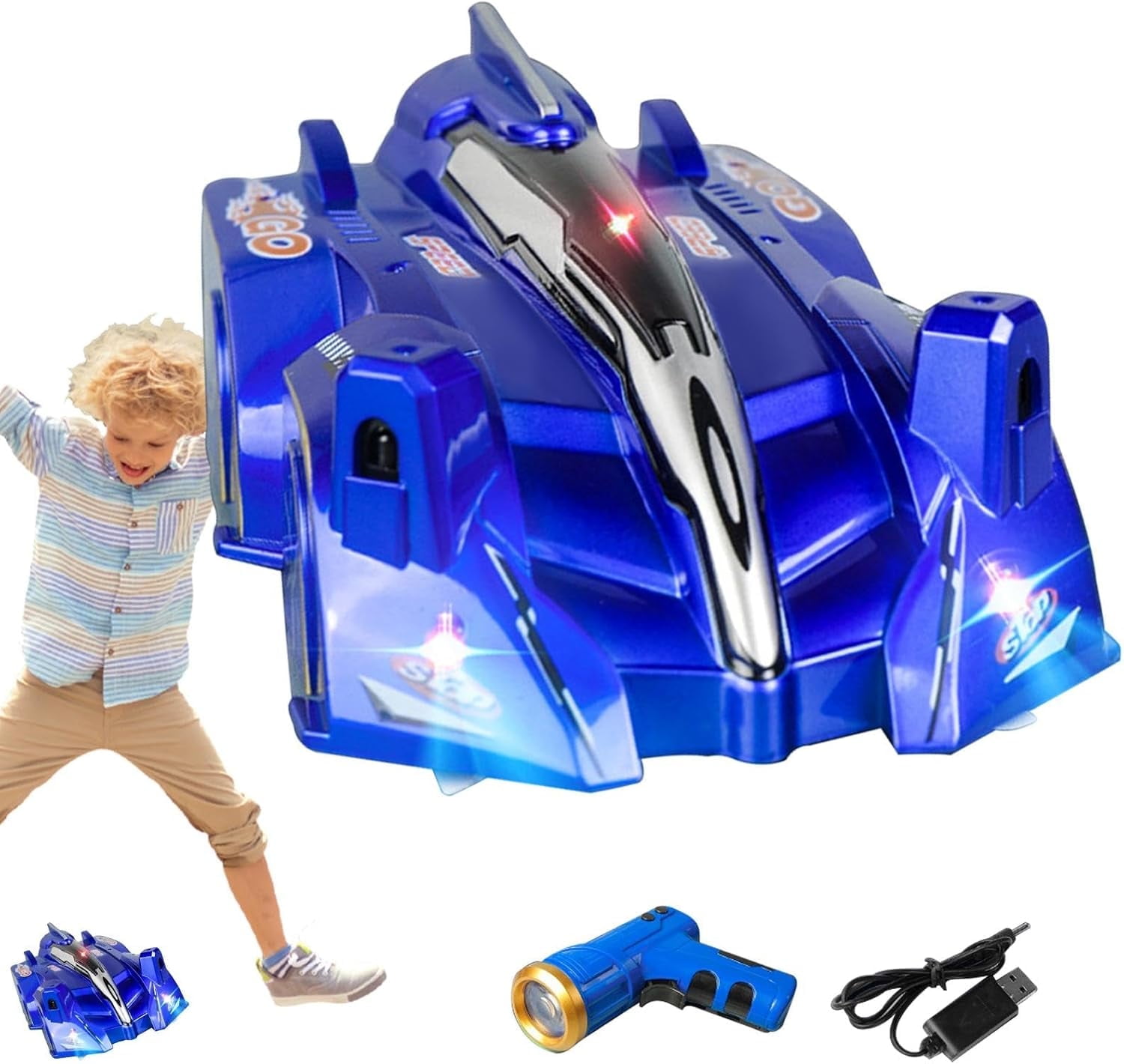 Infrared Wall-climbing Laser Car Remote Control Vehicle Children Gift ...