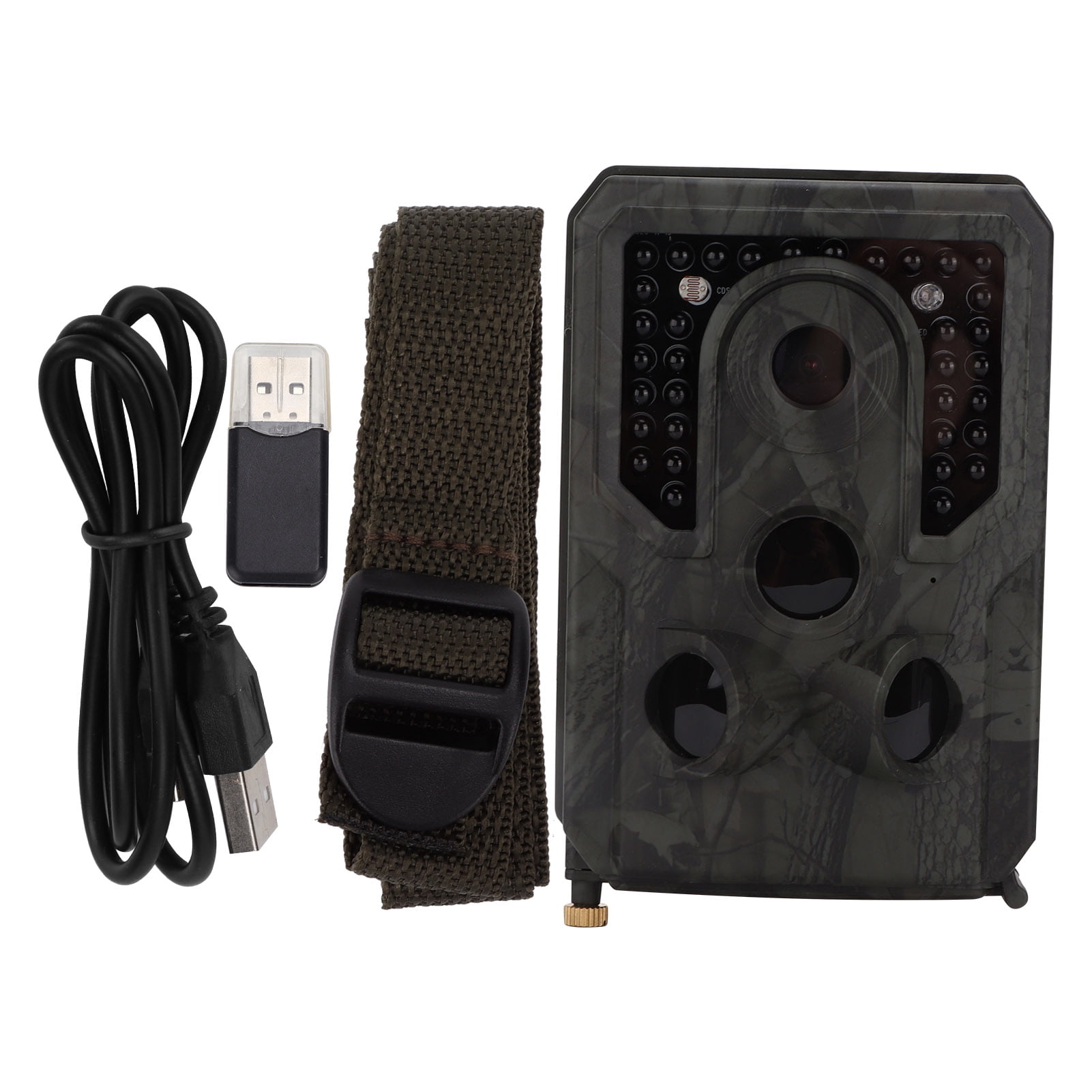 Infrared Wildlife Camera, 1080P 16MP Night Vision Scouting Camera, 34mm ...