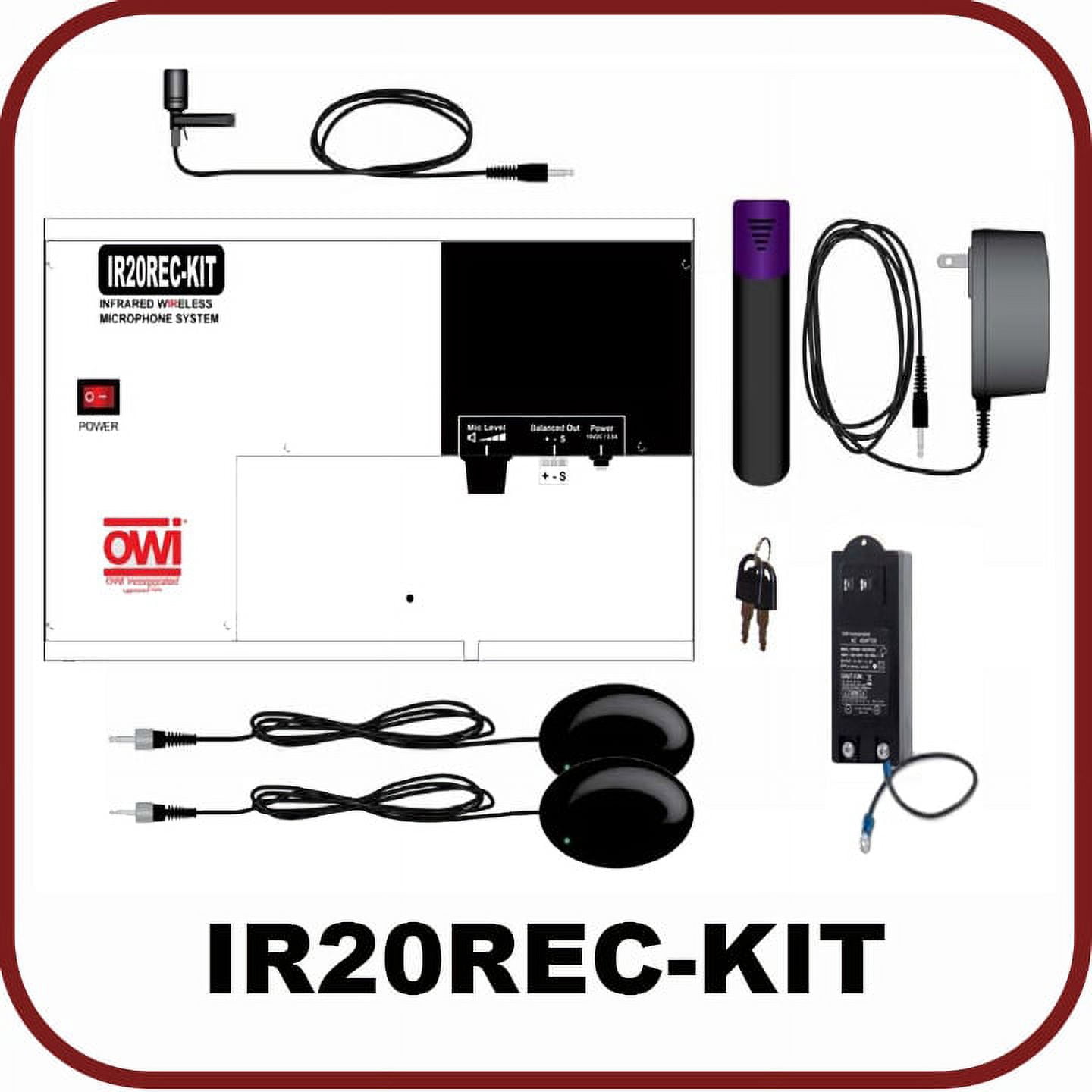 Infrared Wireless Mic Kit for the Amplified Speakers - Walmart.com