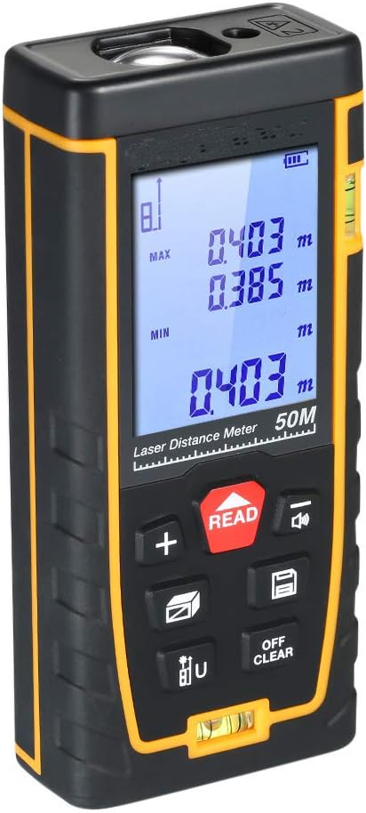 Infrared distance meter with buzzer, Pocket digital la-ser distance ...