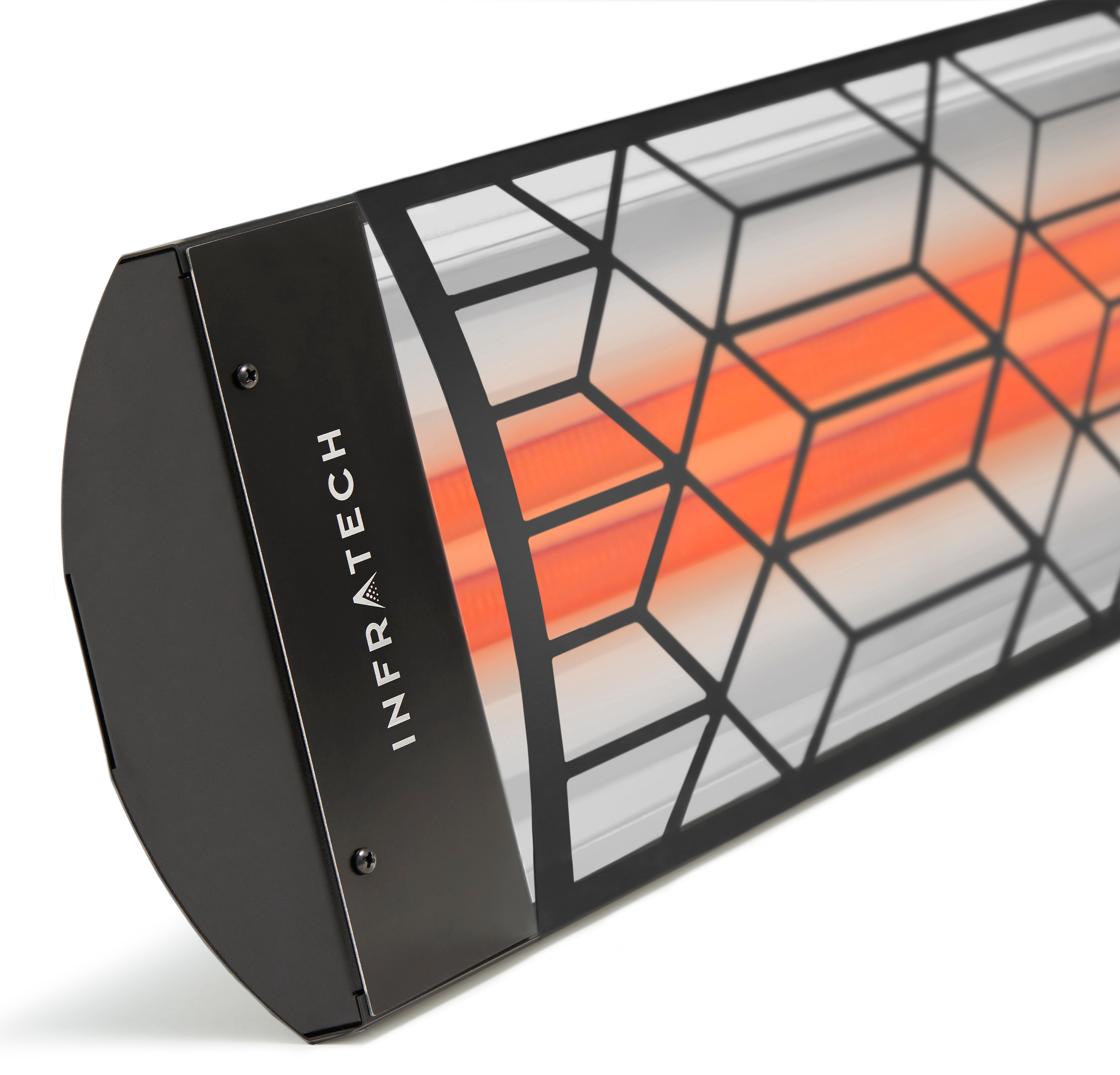 Infratech CD5228BL2 Dual Element Heater with Black Craftsman Motif ...