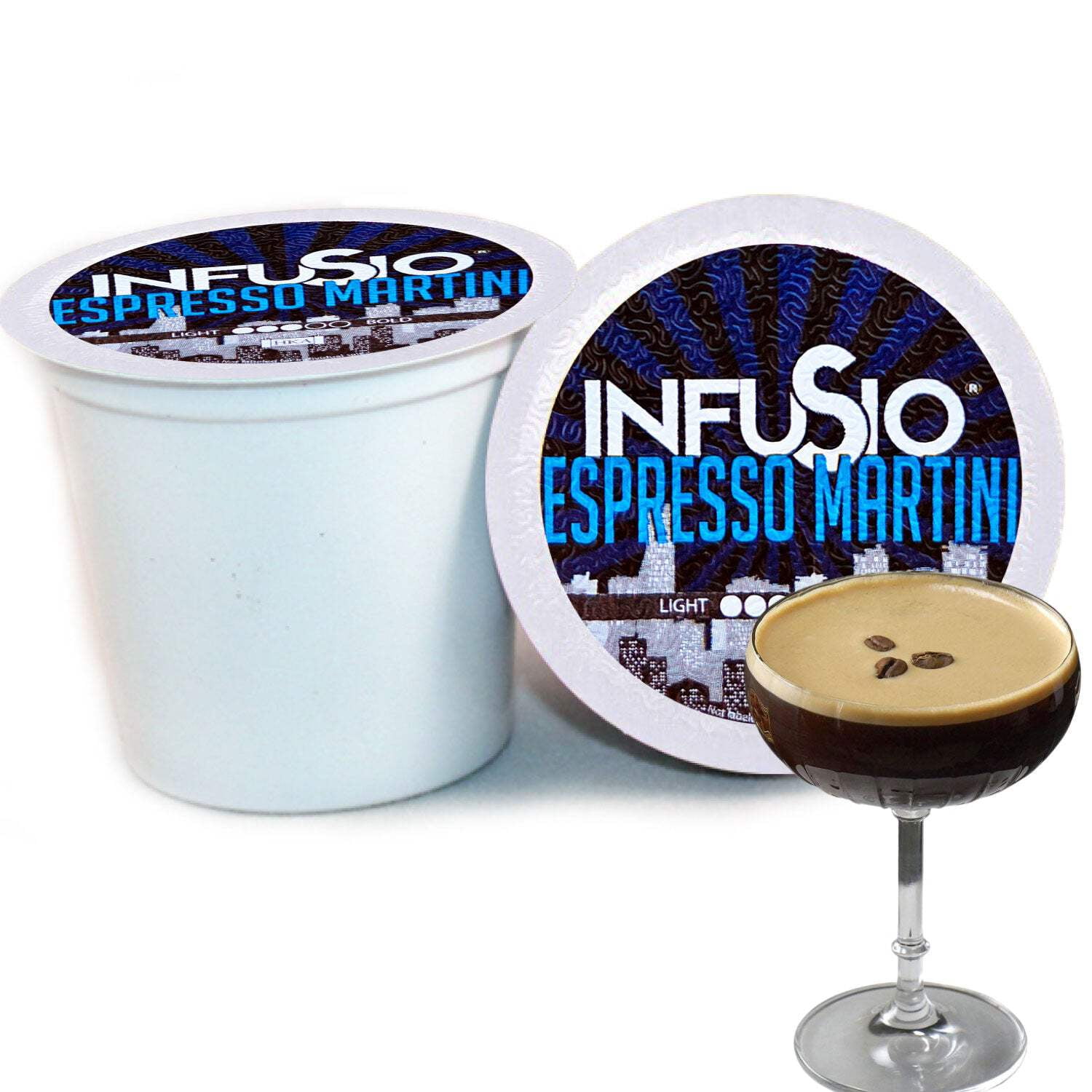 InfuSio Espresso Martini K Cups 96 Count Flavored Cocktail-Inspired ...