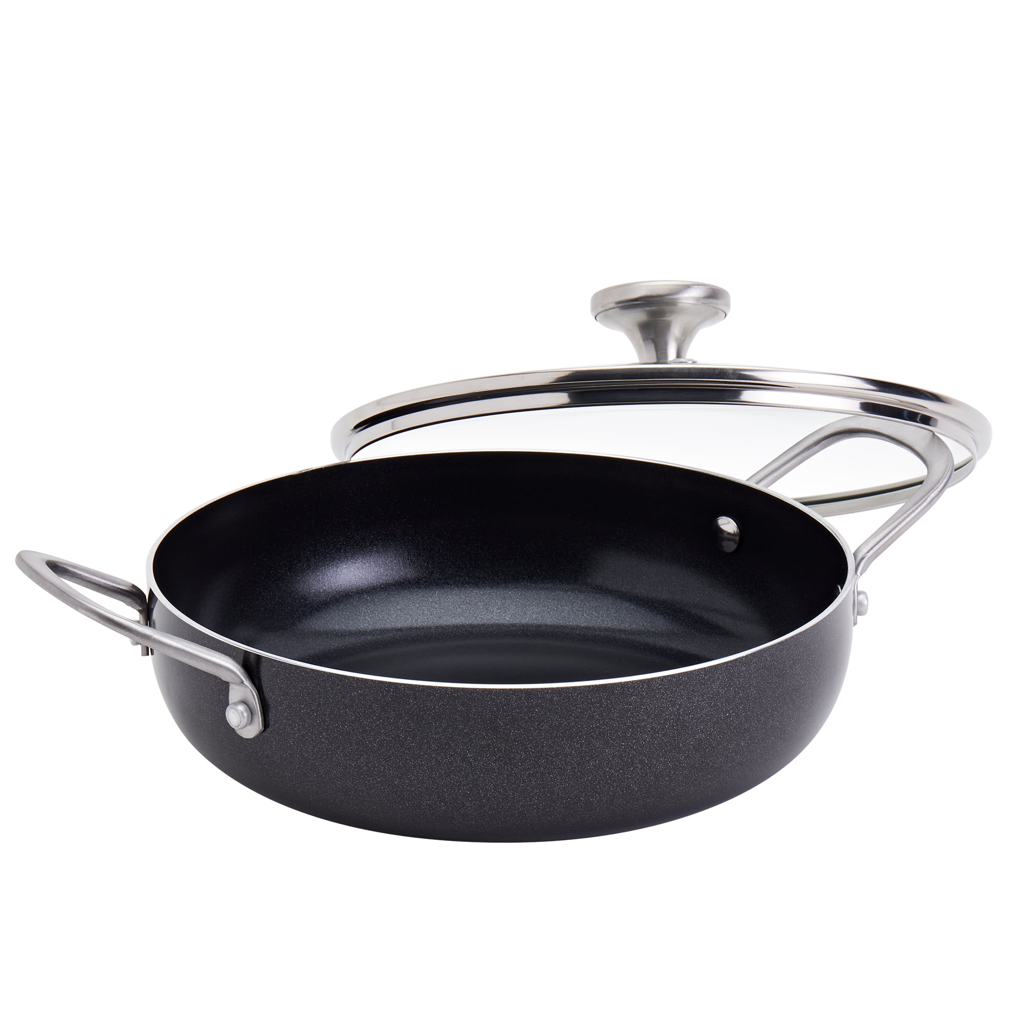 Infuse 3Qt Nonstick Aluminum Covered Caldero Saute Pan, Black - Walmart.com