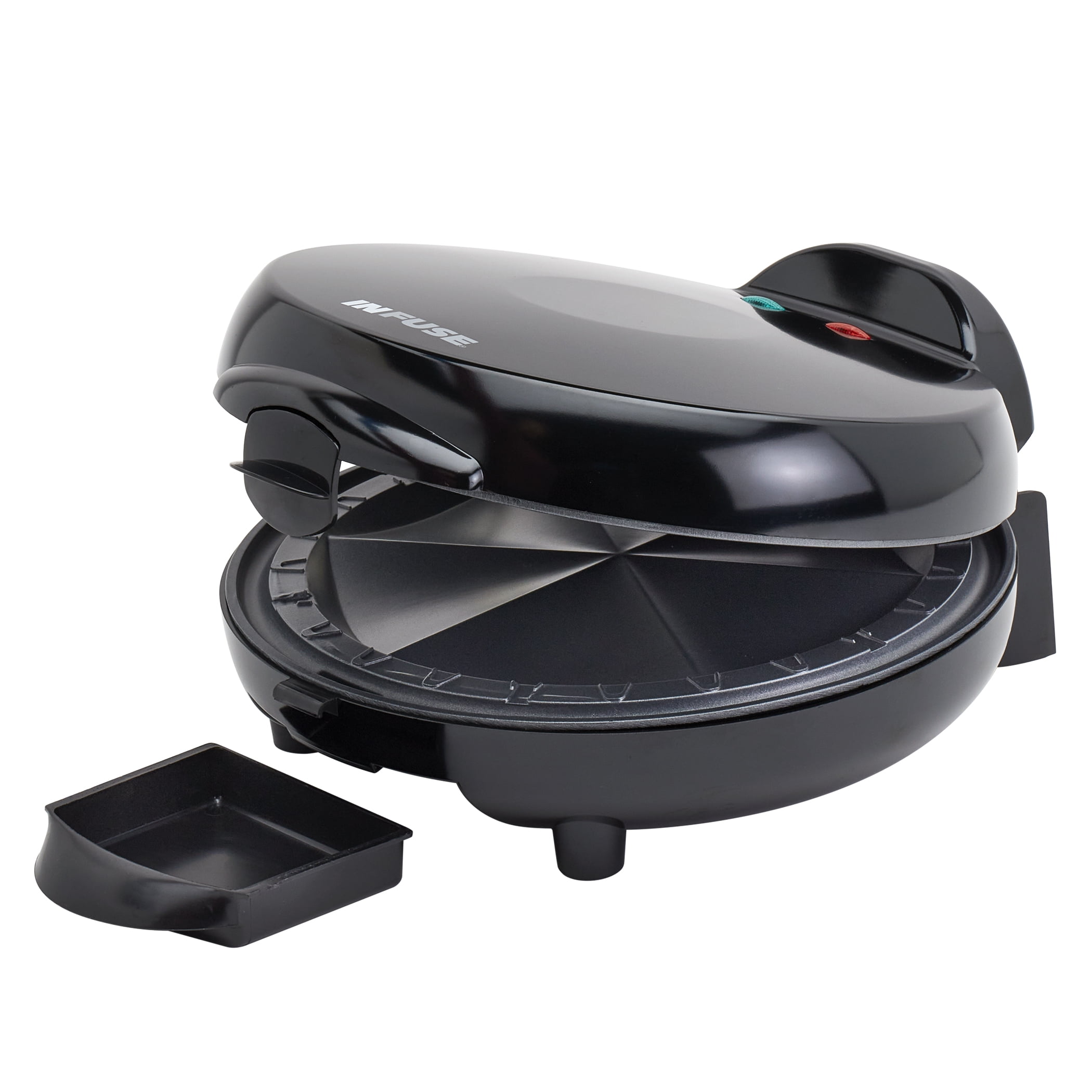 Infuse 9" Nonstick Electric Quesadilla Maker 6-Wedges with Lid Latch ...