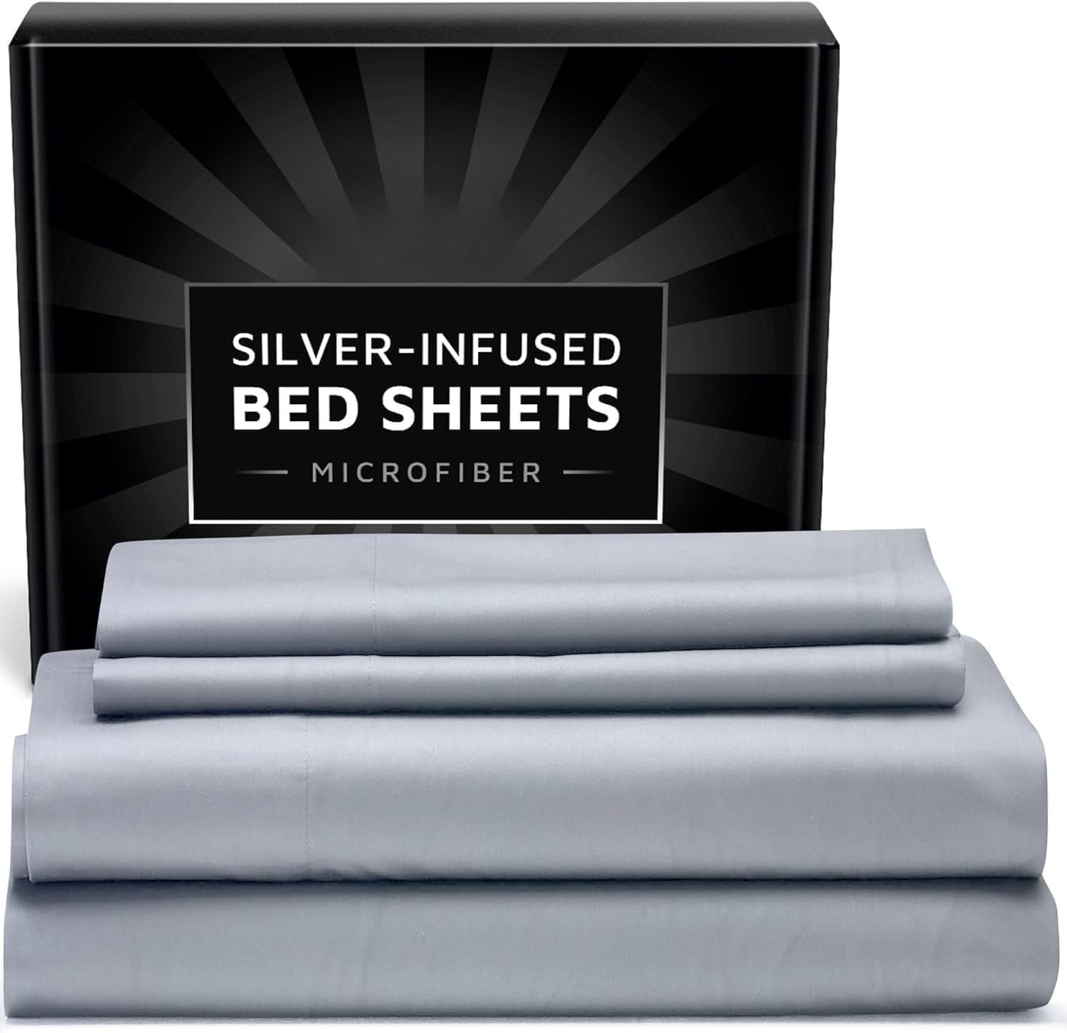 Infused Bed Sheets Set - -Soft Temperature-Regulating Fabric with Self ...