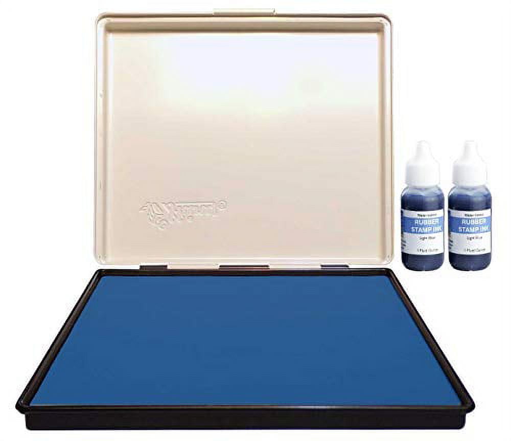 Infusion 7" x 8" Extra Large Industrial Stamp Ink Pad, Your Go to Large ...