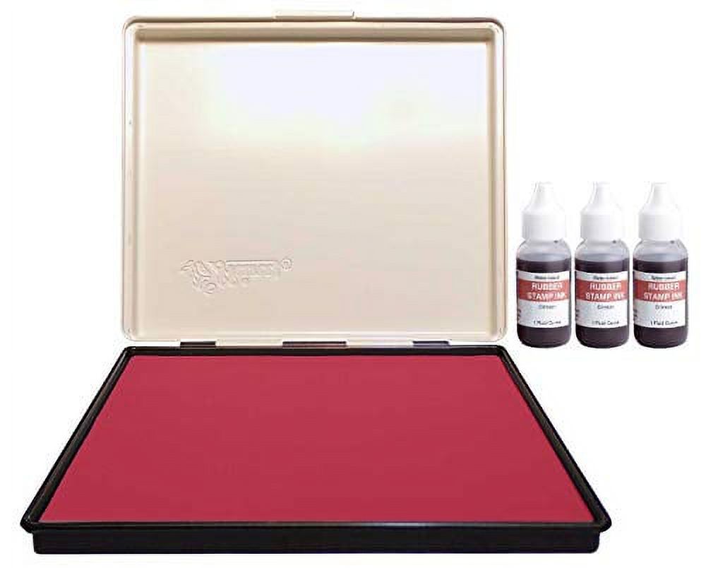 Infusion 8" x 12" Extra Large Industrial Stamp Ink Pad, Your Go to ...