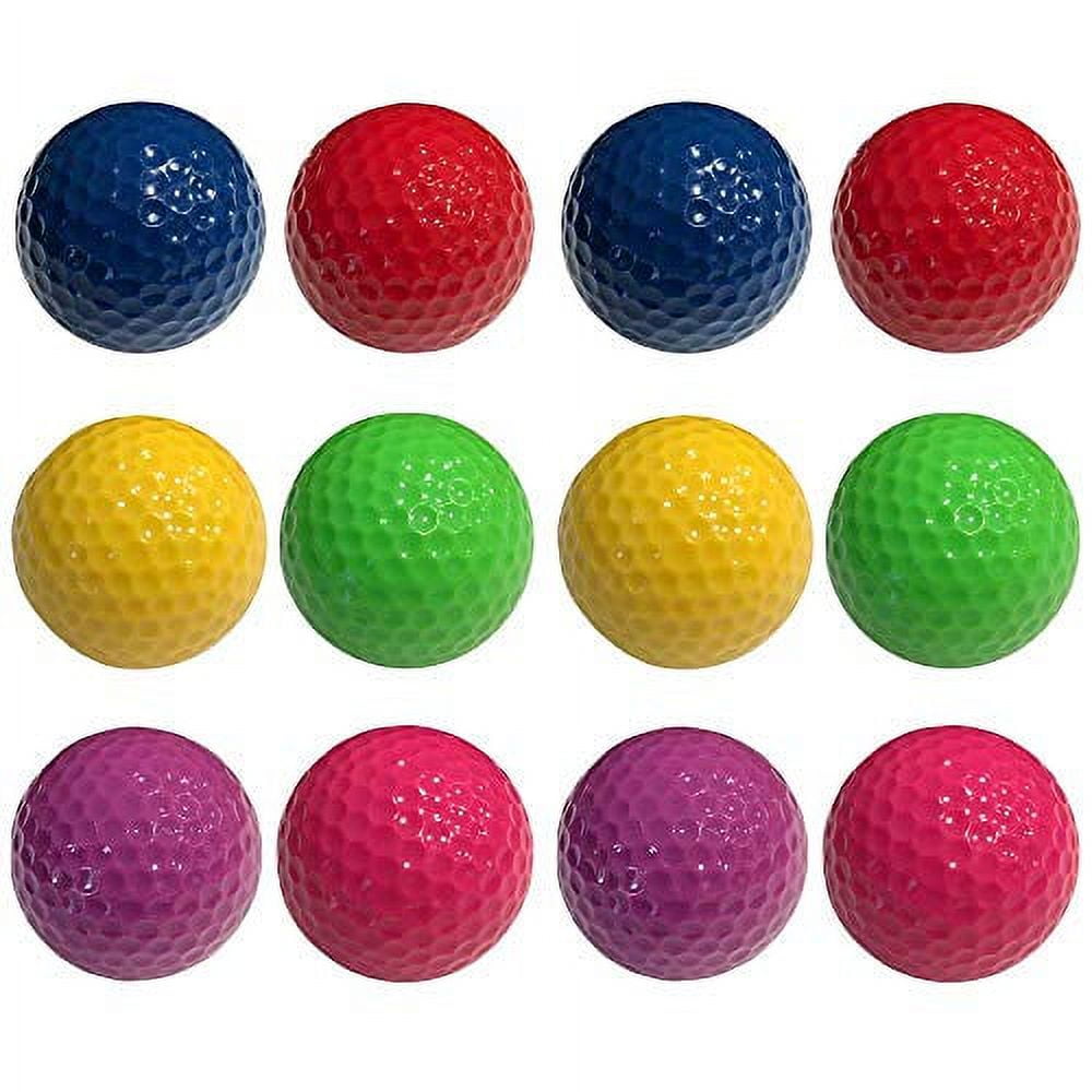 Infusion Miniature Golf Balls - Colored Mini Golf Balls - 12 Pack, Red ...