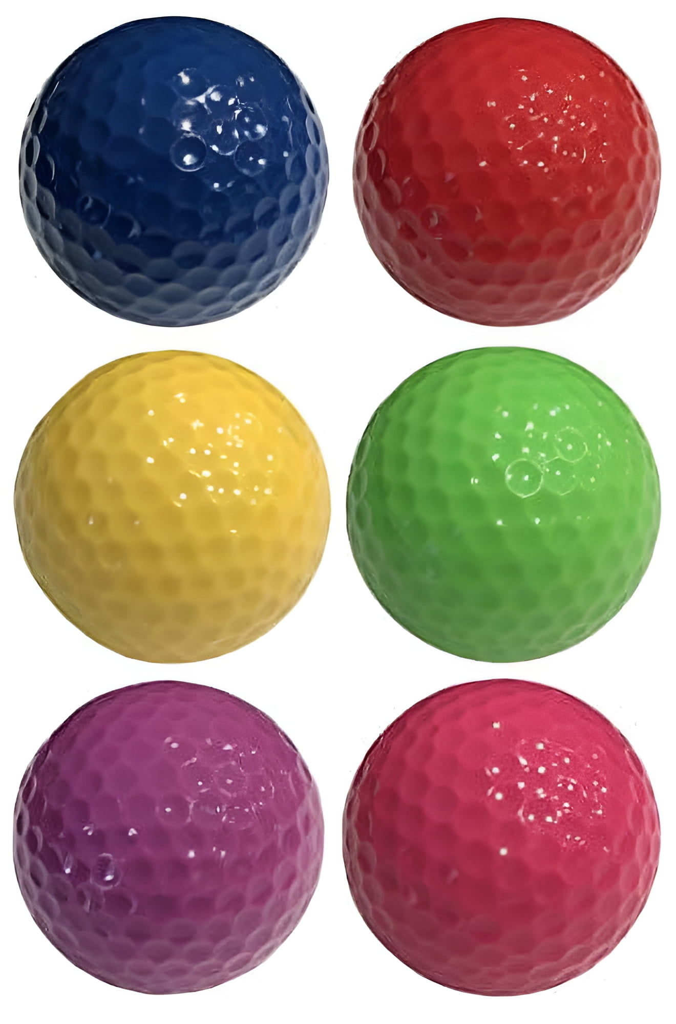 Infusion Miniature Golf Balls, Multicolor, 6 Pack - Walmart.com