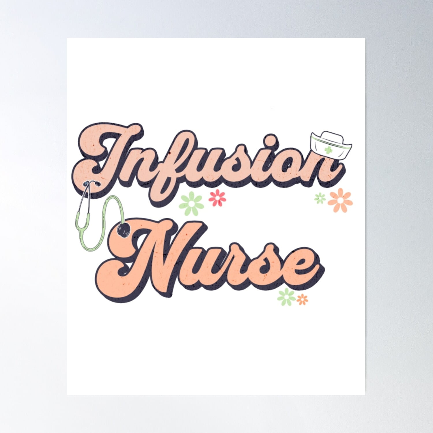 Infusion Nurse Appreciation - Nursing Hero Iv Therapy Poster Wall Art ...