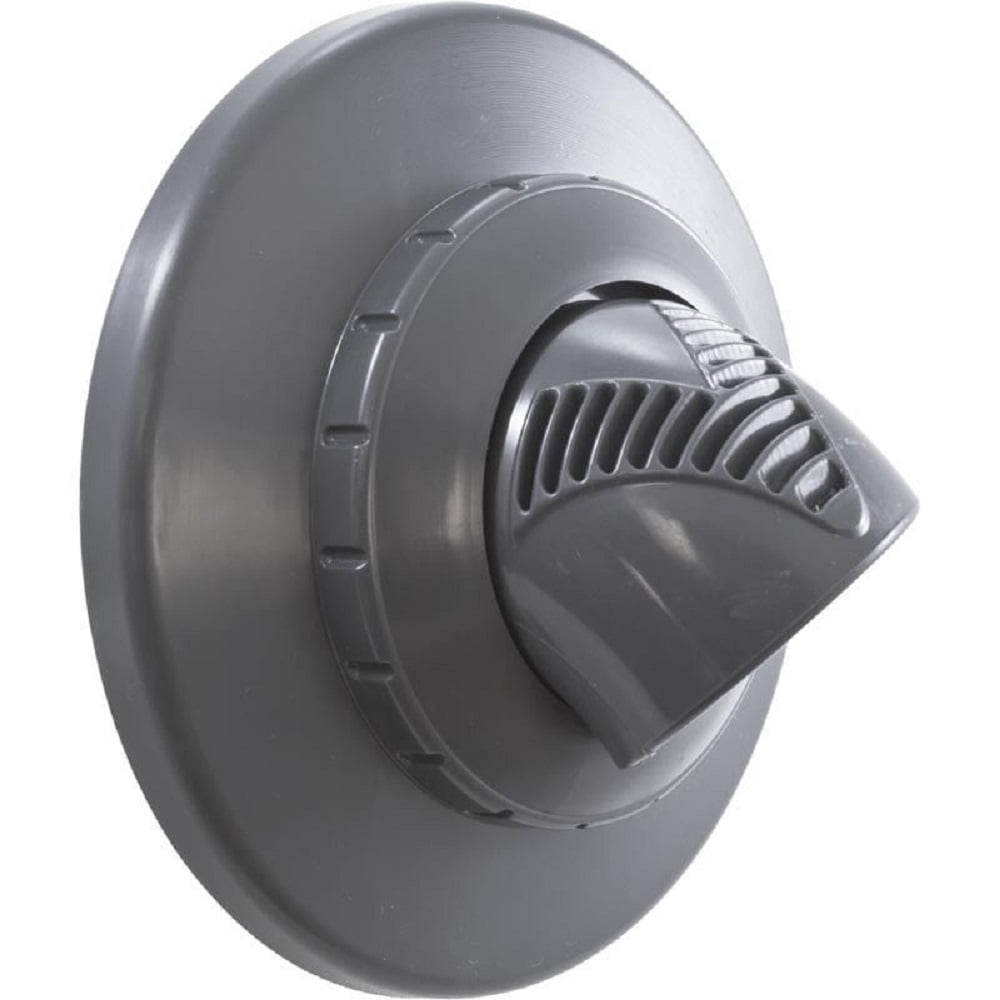 Inlet Fitting, Infusion Vent., 1" Insidr Gluelss, w/ Flange, Dark Gray ...