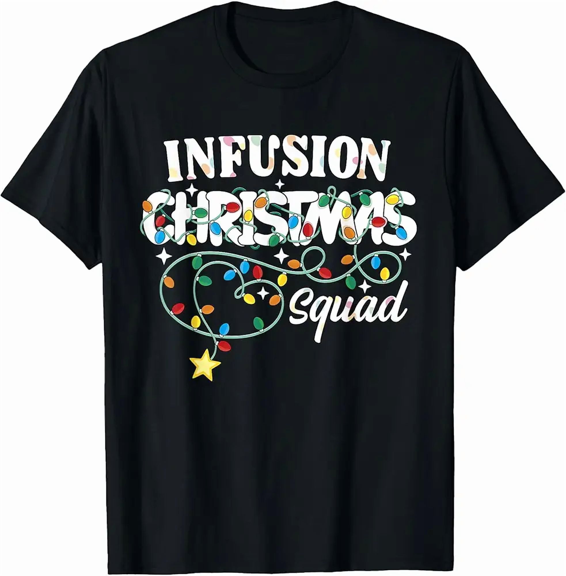 Infusion Squad Christmas IV Therapy CNA NP RN Techs Unisex T-Shirt up ...