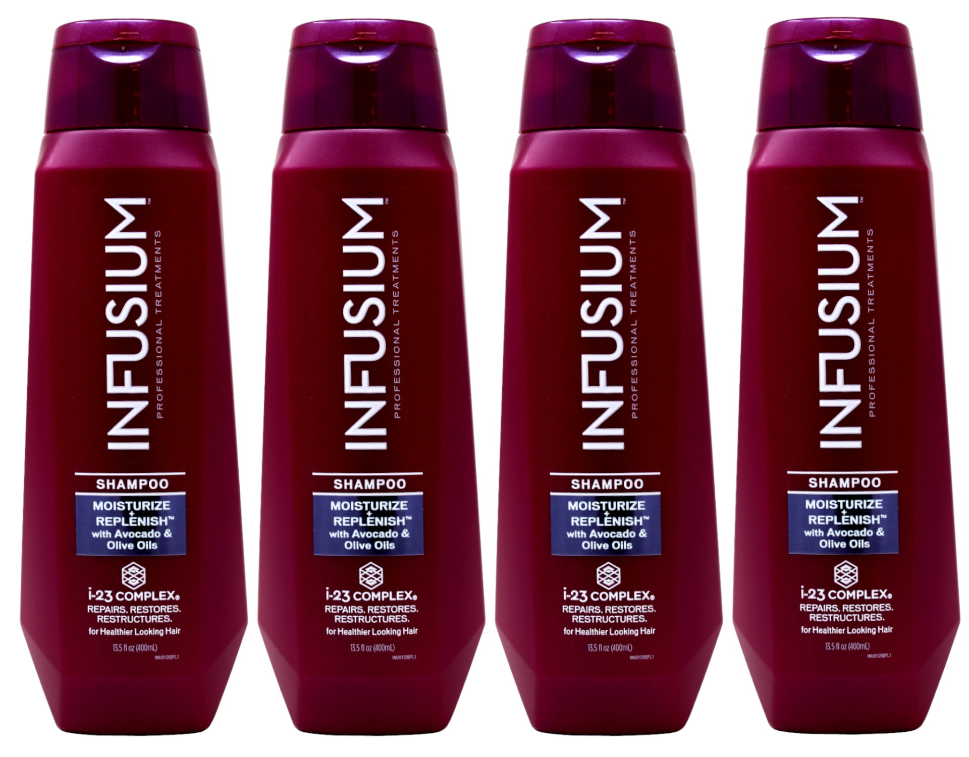 Infusium 23 Moisturize & Replenish Shampoo, Conditioner, Pack of 4, 13. ...