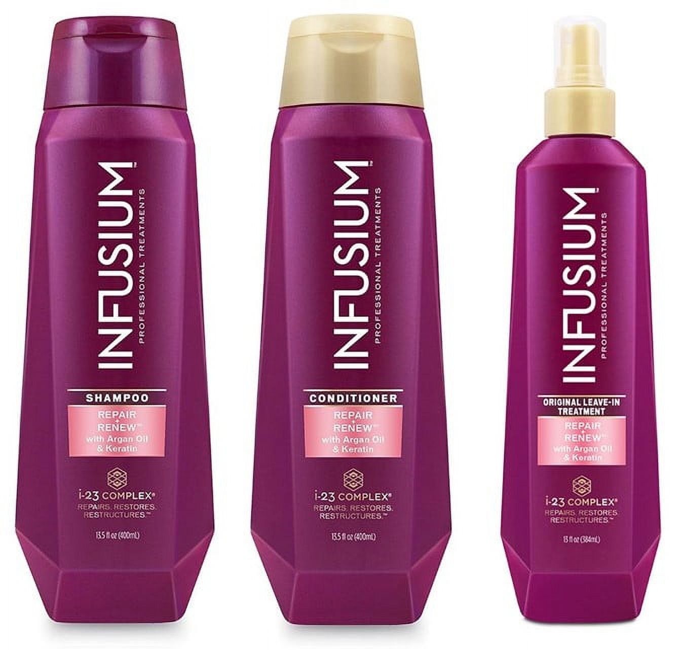 Infusium - Repair & Renew - Shampoo (13.5oz) + Conditioner (13.5oz ...