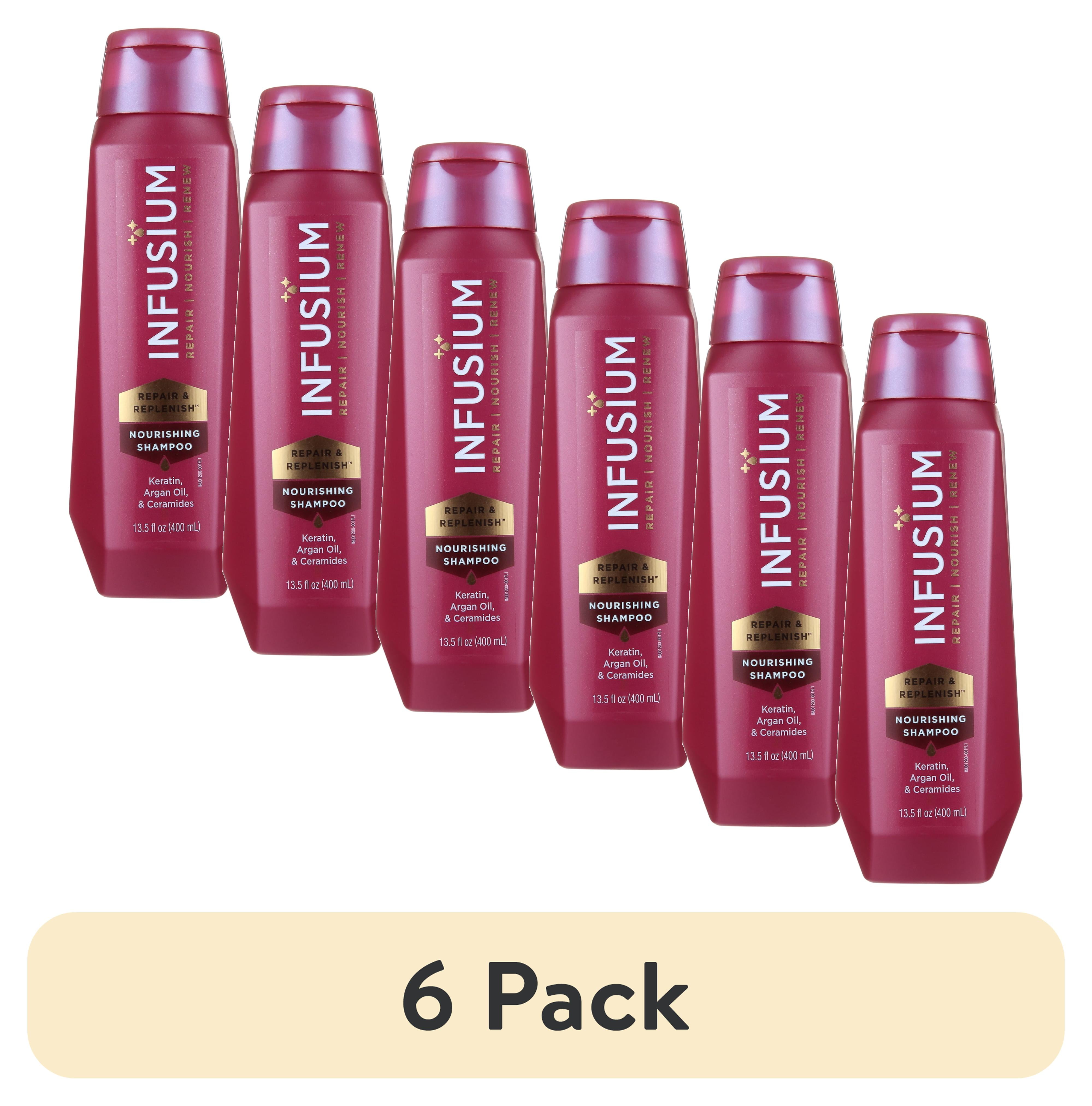 (6 pack) Infusium Repair & Replenish Nourishing Shampoo, with Keratin ...