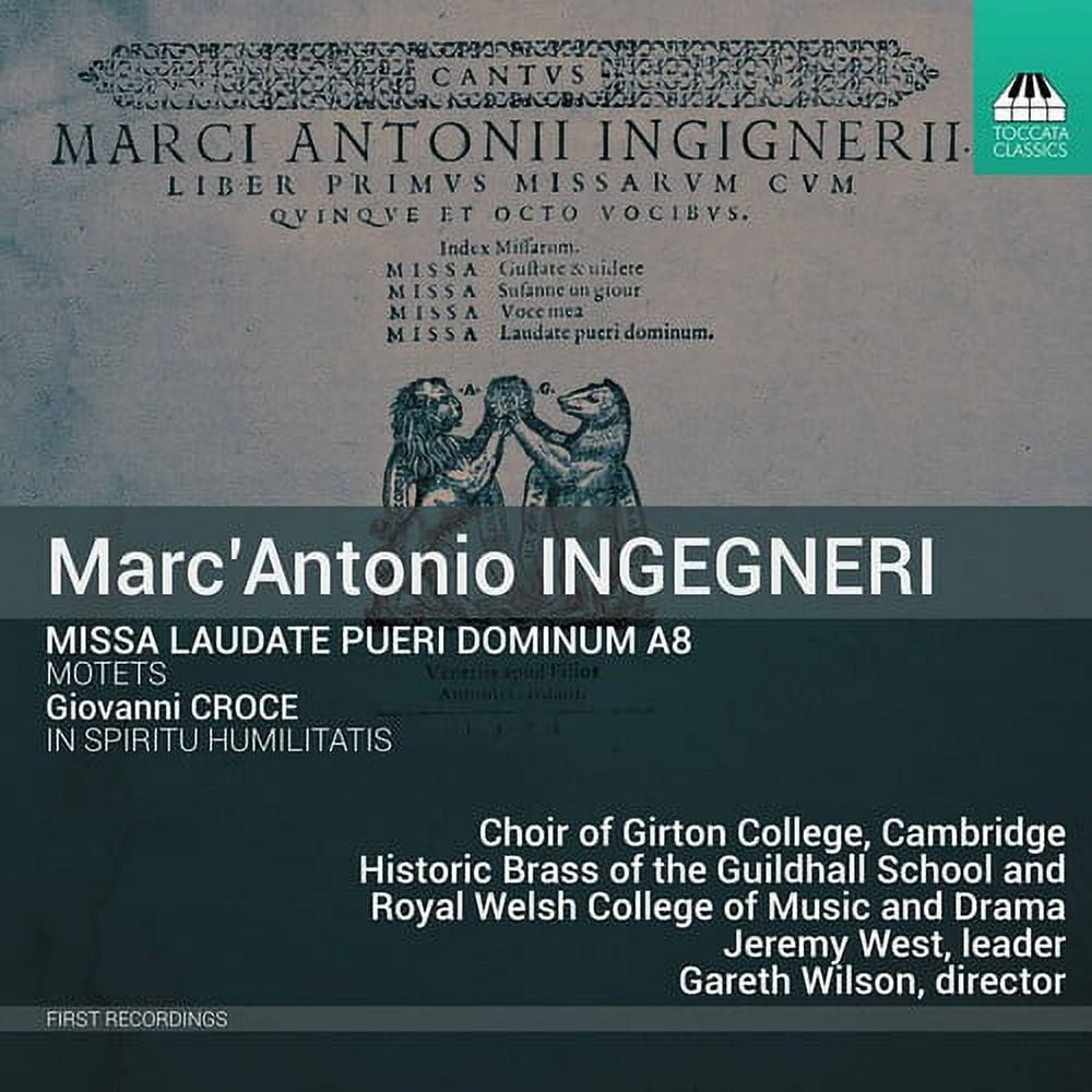 Ingegneri / Wilson - Missa Laudate Pueri Dominum - Music & Performance ...