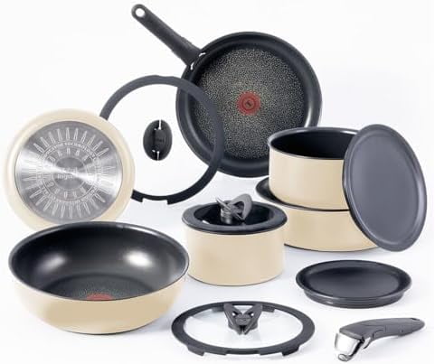 Ingenio Expertise Non Stick Cookware Set 14 Piece, Induction, Oven ...