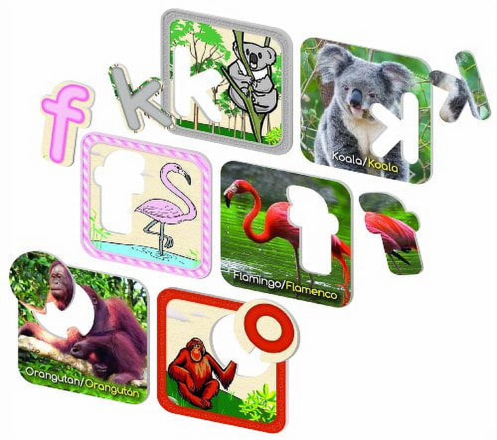 Ingenio Zafari Animal Alphabet Puzzle (English And Spanish) - Walmart.com