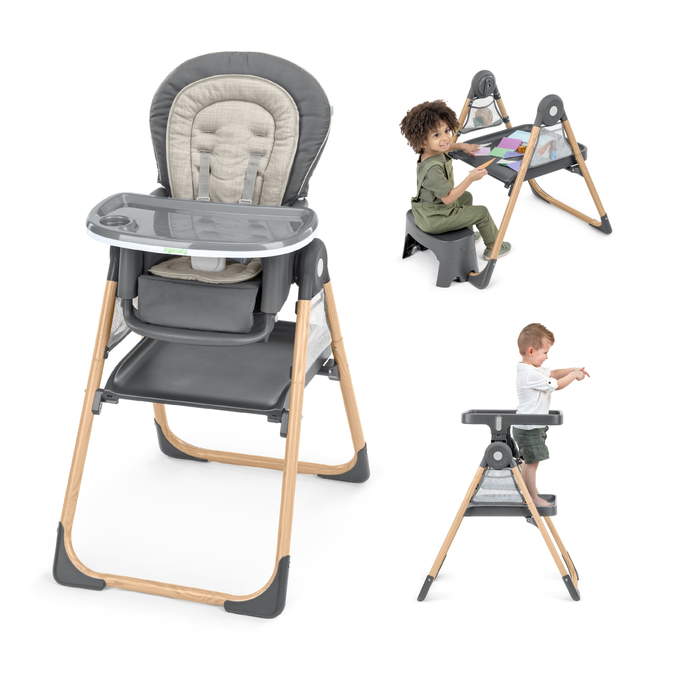 Ingenuity Proper Positioner Create Up! Multi-Mode Folding High Chair ...