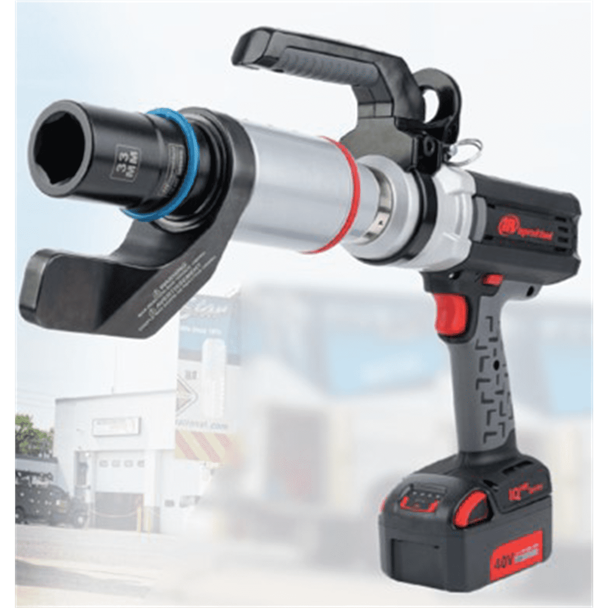 Ingersoll Rand 1" 40V Cordless Torque Multiplier, 2 Battery Kit, 737.6 ...