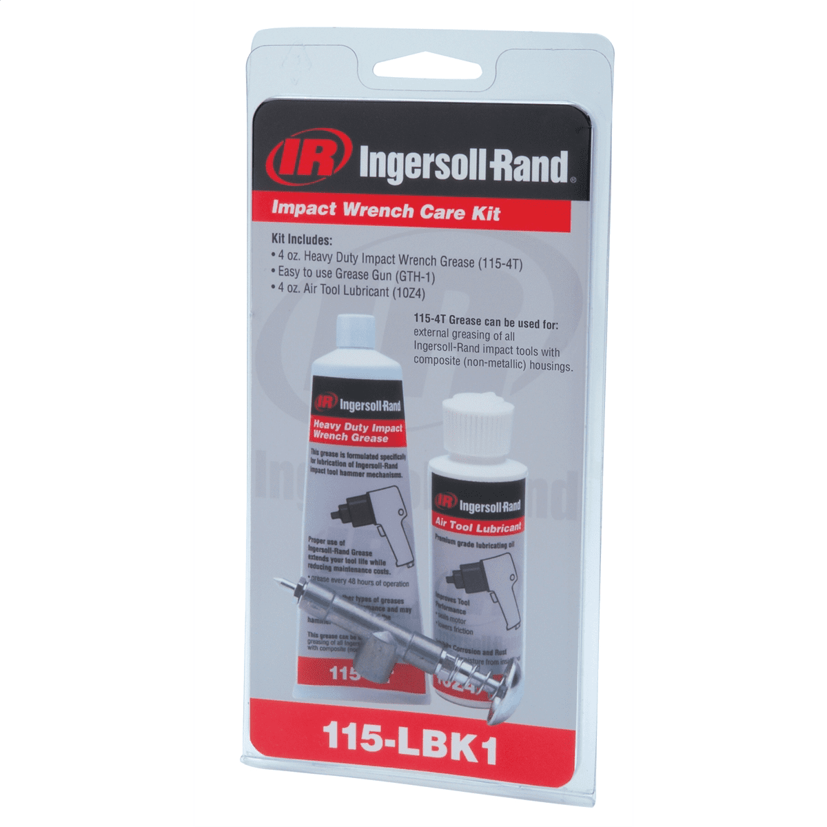 Ingersoll Rand LUBE KIT FOR IMPACT TOOLS THRU GREASE FITTING - Walmart.com