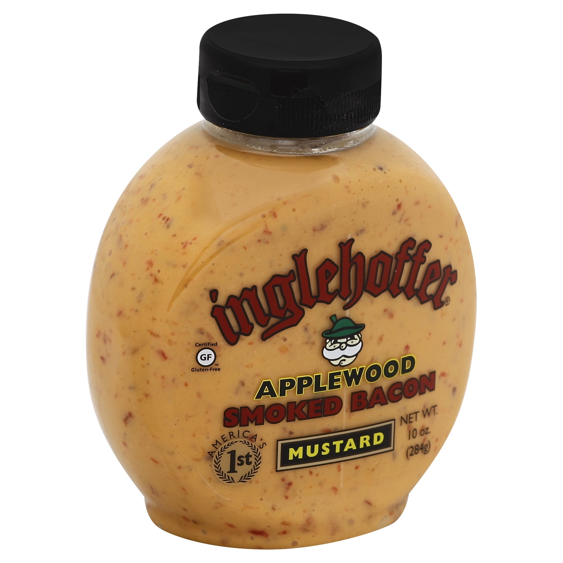 Inglehoffer Squeezable Applewood Bacon Mustard 10 oz (Pack of 6 ...