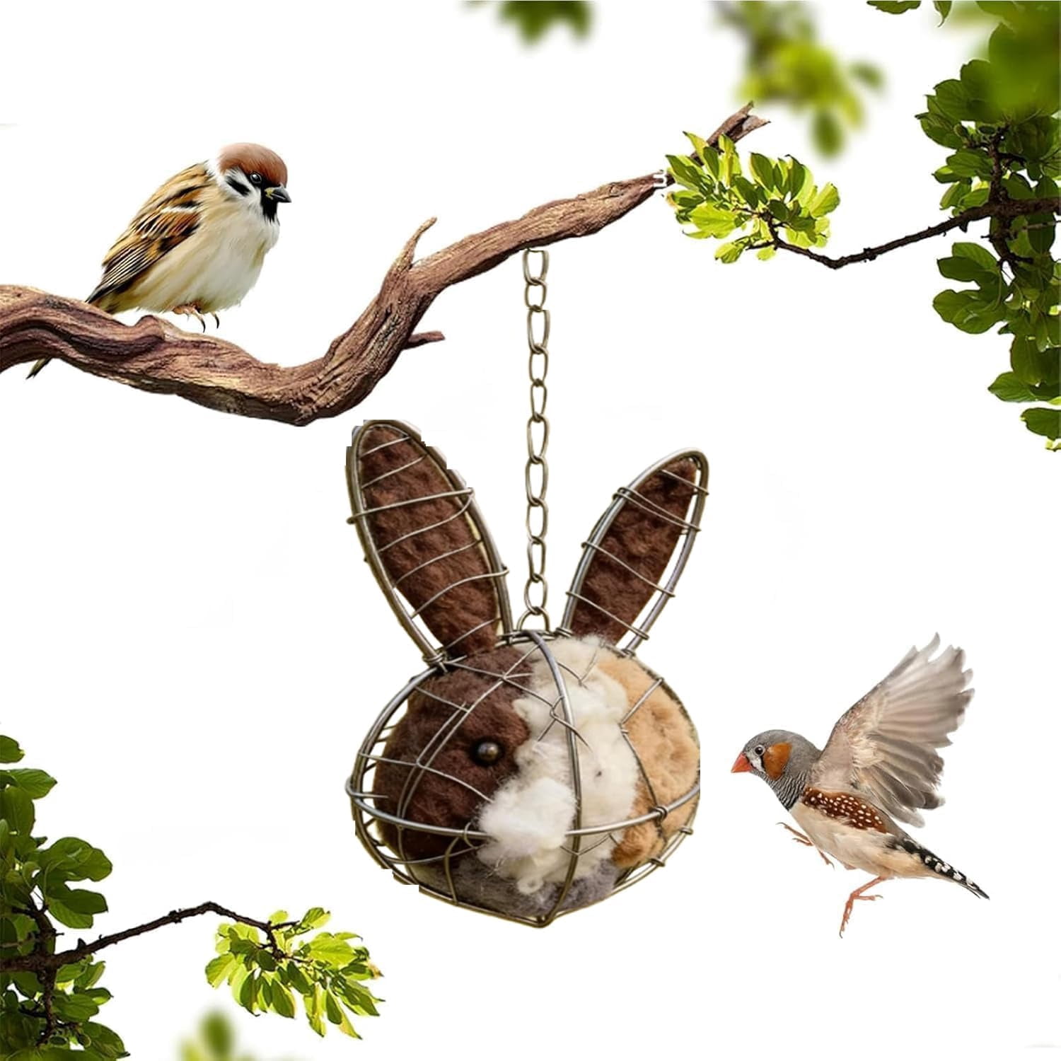 Inglocoh 2026 Birds Nests Material Holder, Bird Nesting Material for ...