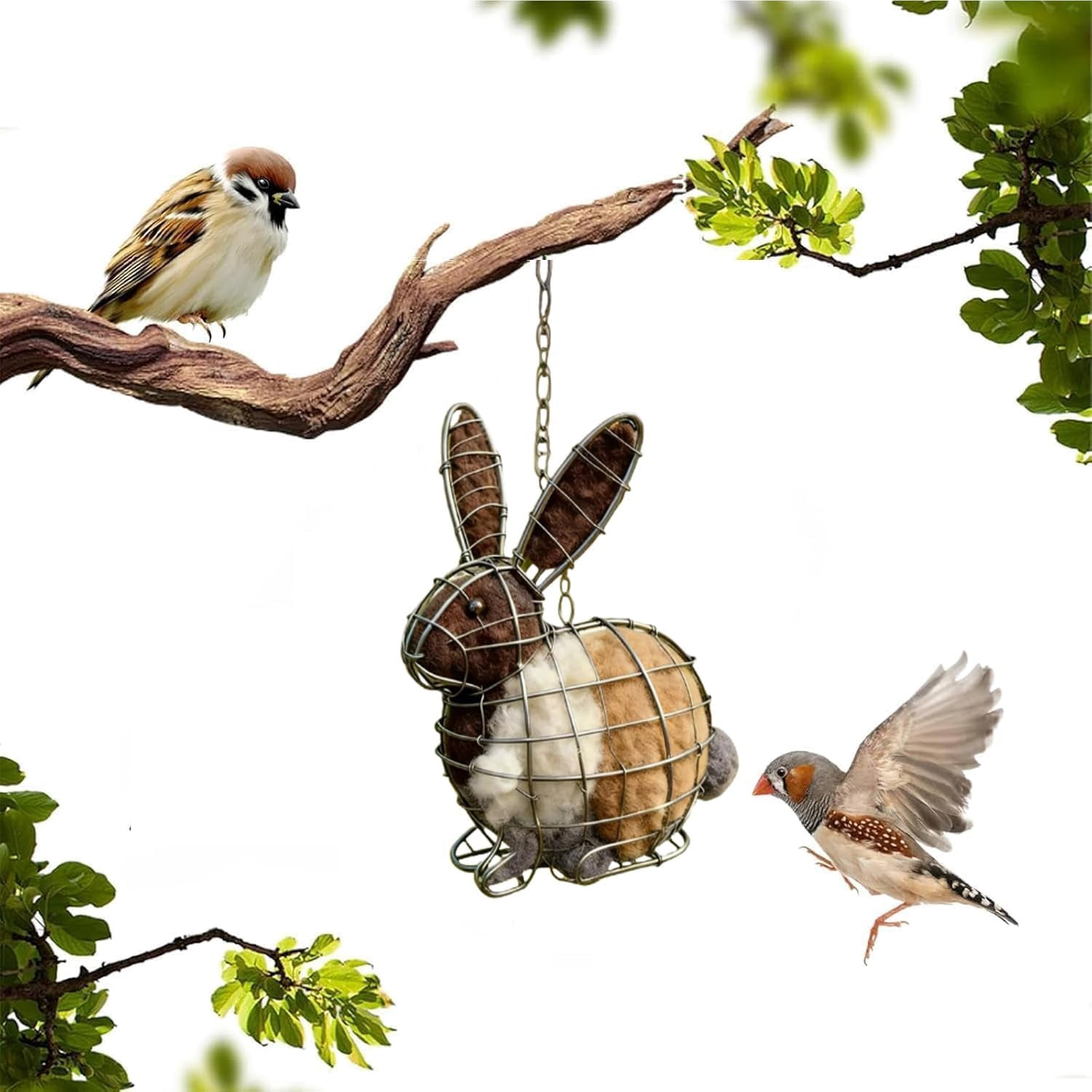 Inglocoh 2026 Birds Nests Material Holder, Bird Nesting Material for ...