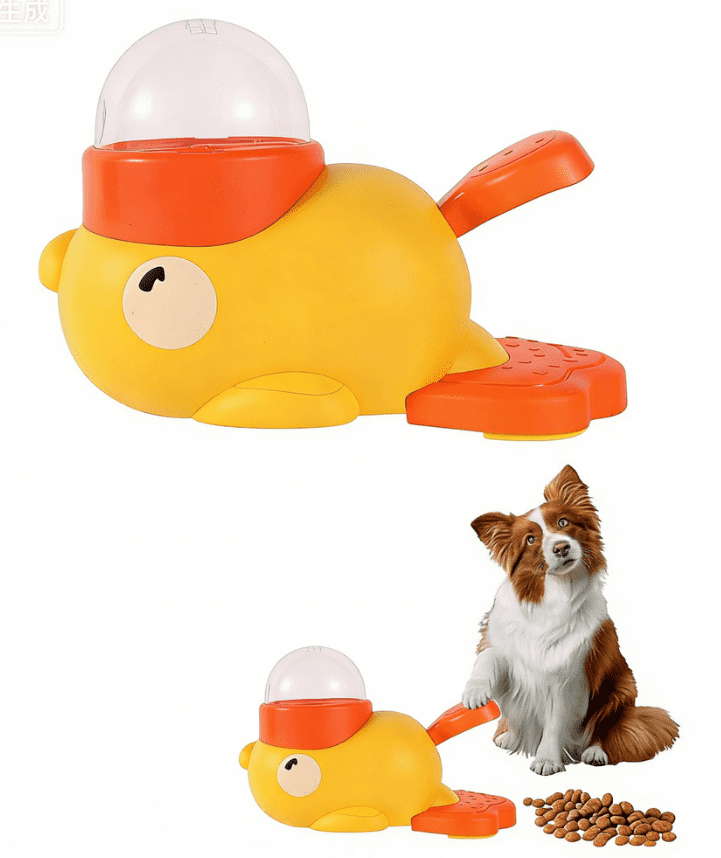 Inglocoh 2026 Upgraded Duckie Cat Feeder, Duck Cat Treat Dispenser, Dog ...