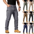 Inglocry Men Cargo Pants Relaxed Fit Water Resistant Ripstop Utility ...