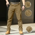 Inglocry Men's Flex Ripstop Tactical Cargo Pants Water Resistant Hiking ...
