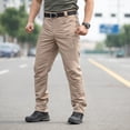Inglocry Men's Hiking Cargo Pants Multi Pockets Nylon Strech ...