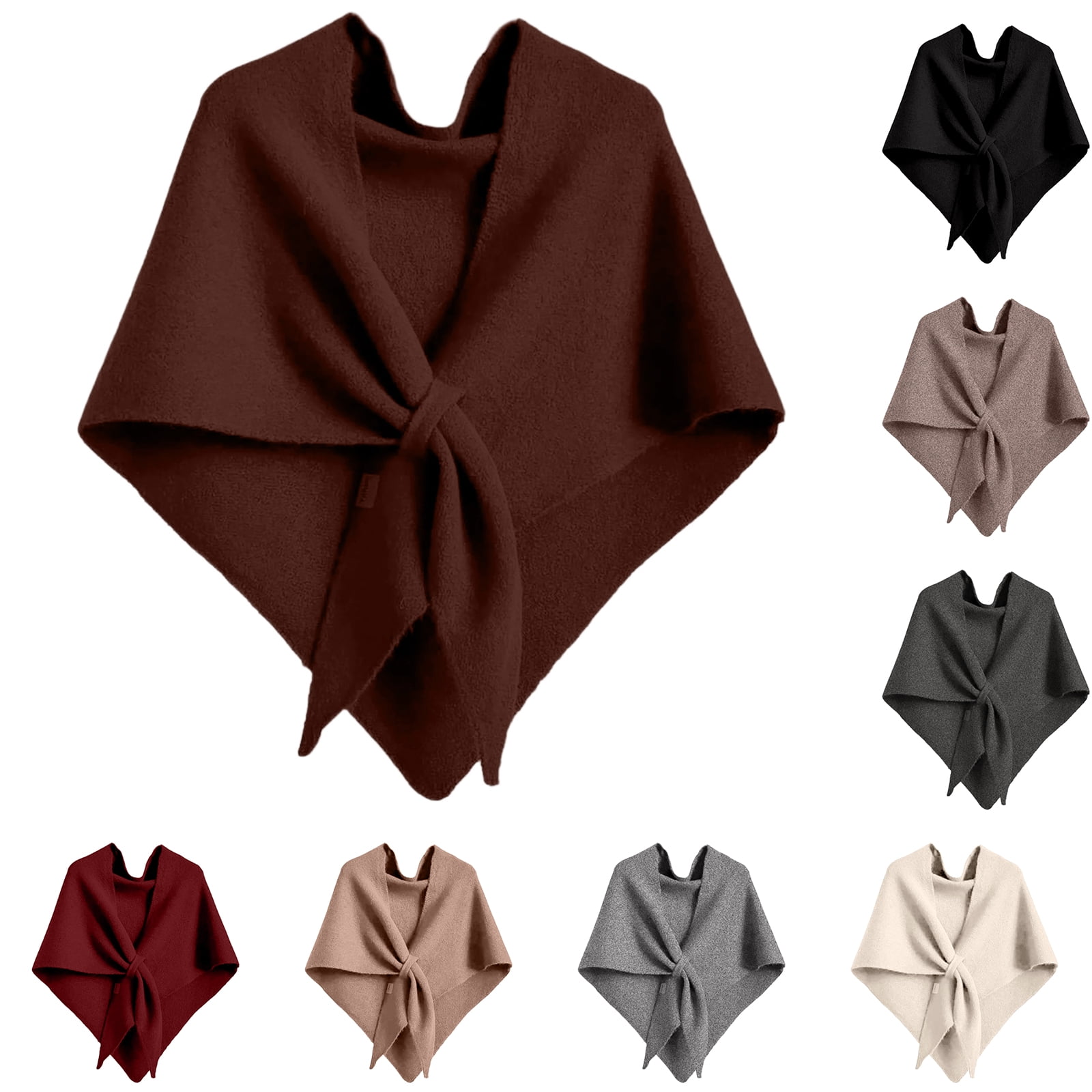 Inglocry Pashmina Wraps Women Knitted Shawls and Wraps 2025 Fashion ...