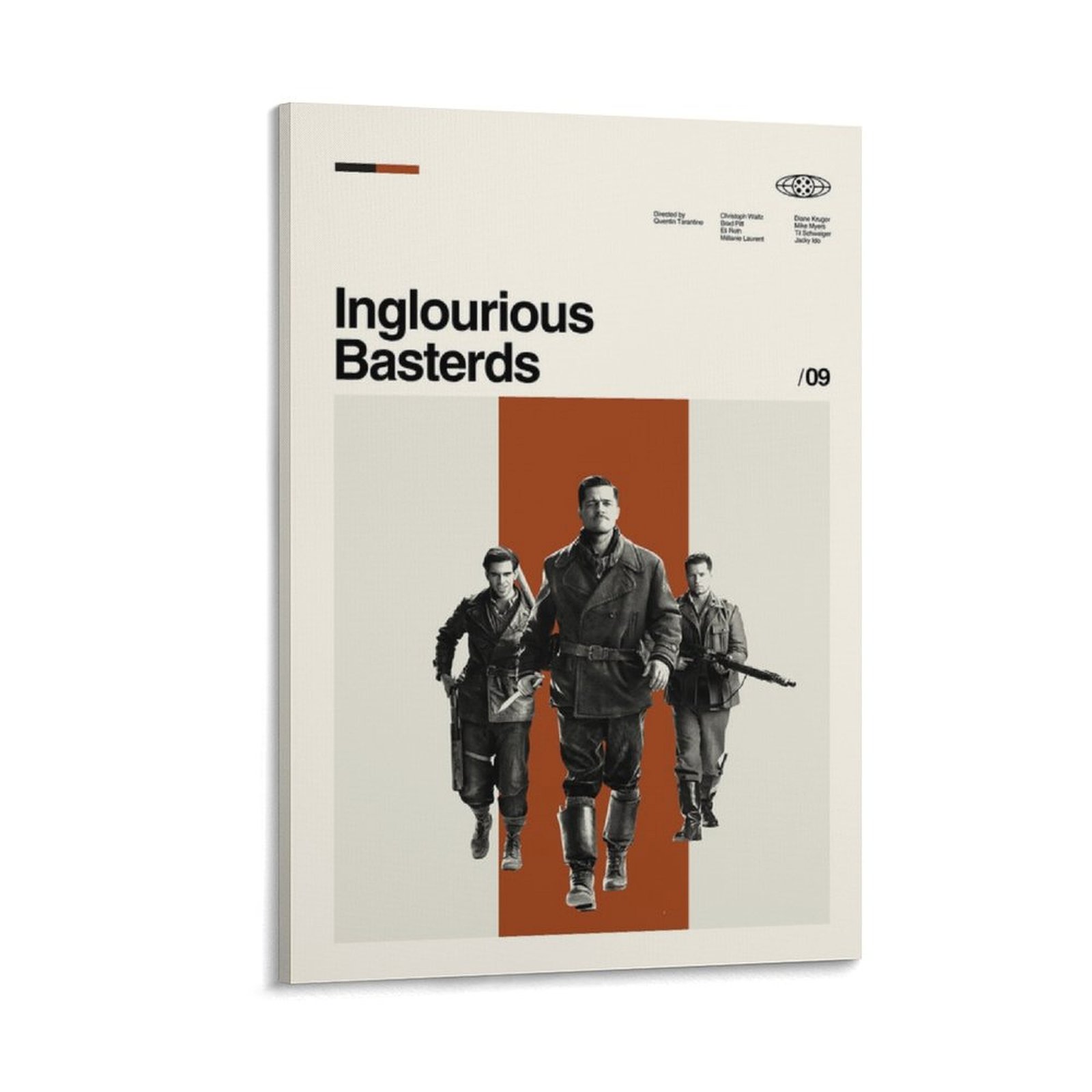 Inglourious Basterds Movie, Inglourious Basterds Print, Vintage Retro ...