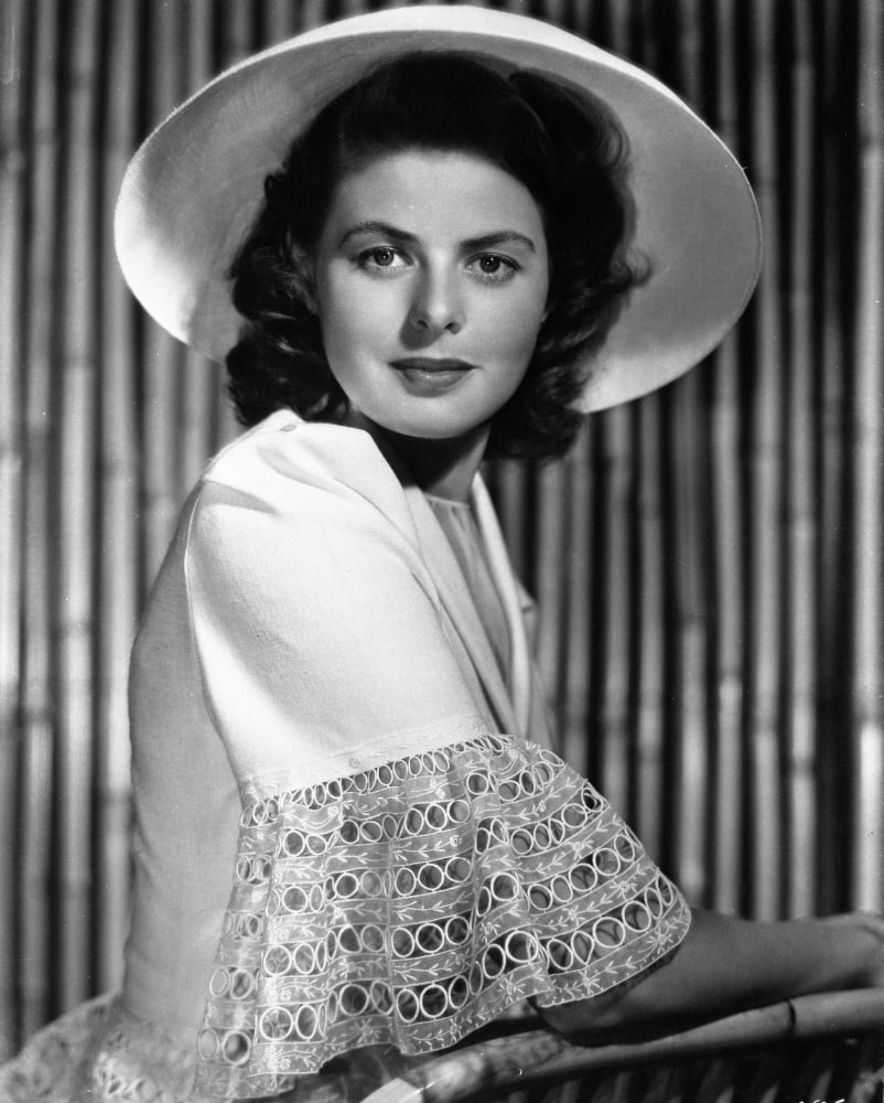 Ingrid Bergman wearing a hat Photo Print (24 x 30) - Walmart.com