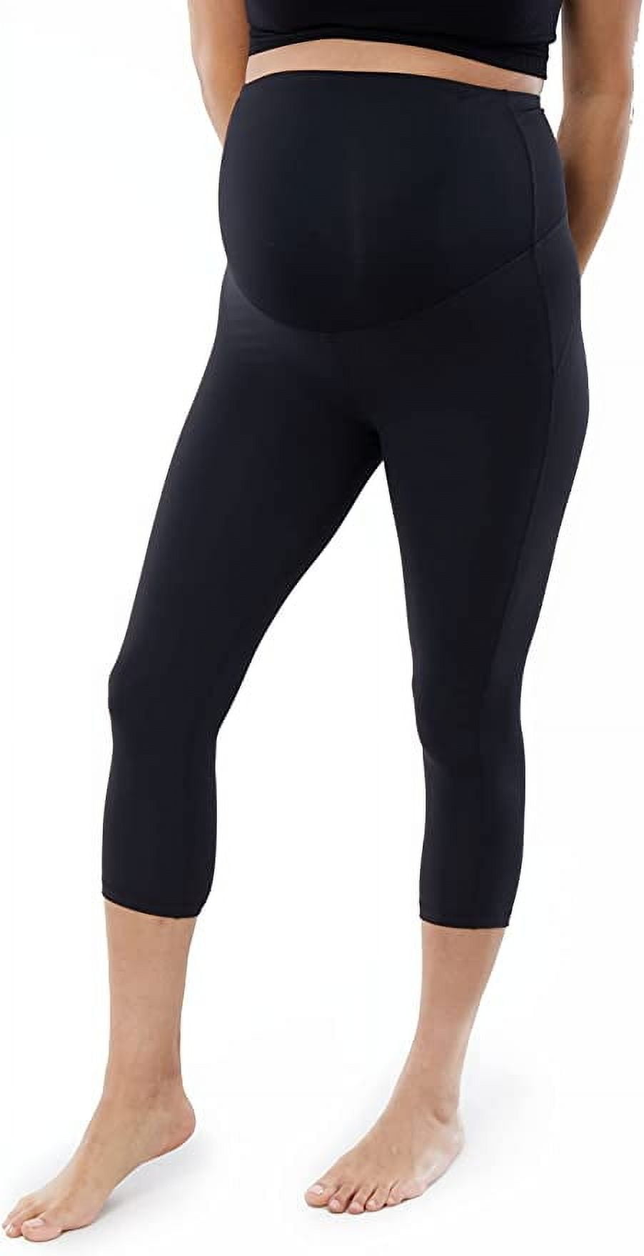Ingrid & Isabel Basics Active Capri Maternity Legging with Crossover ...