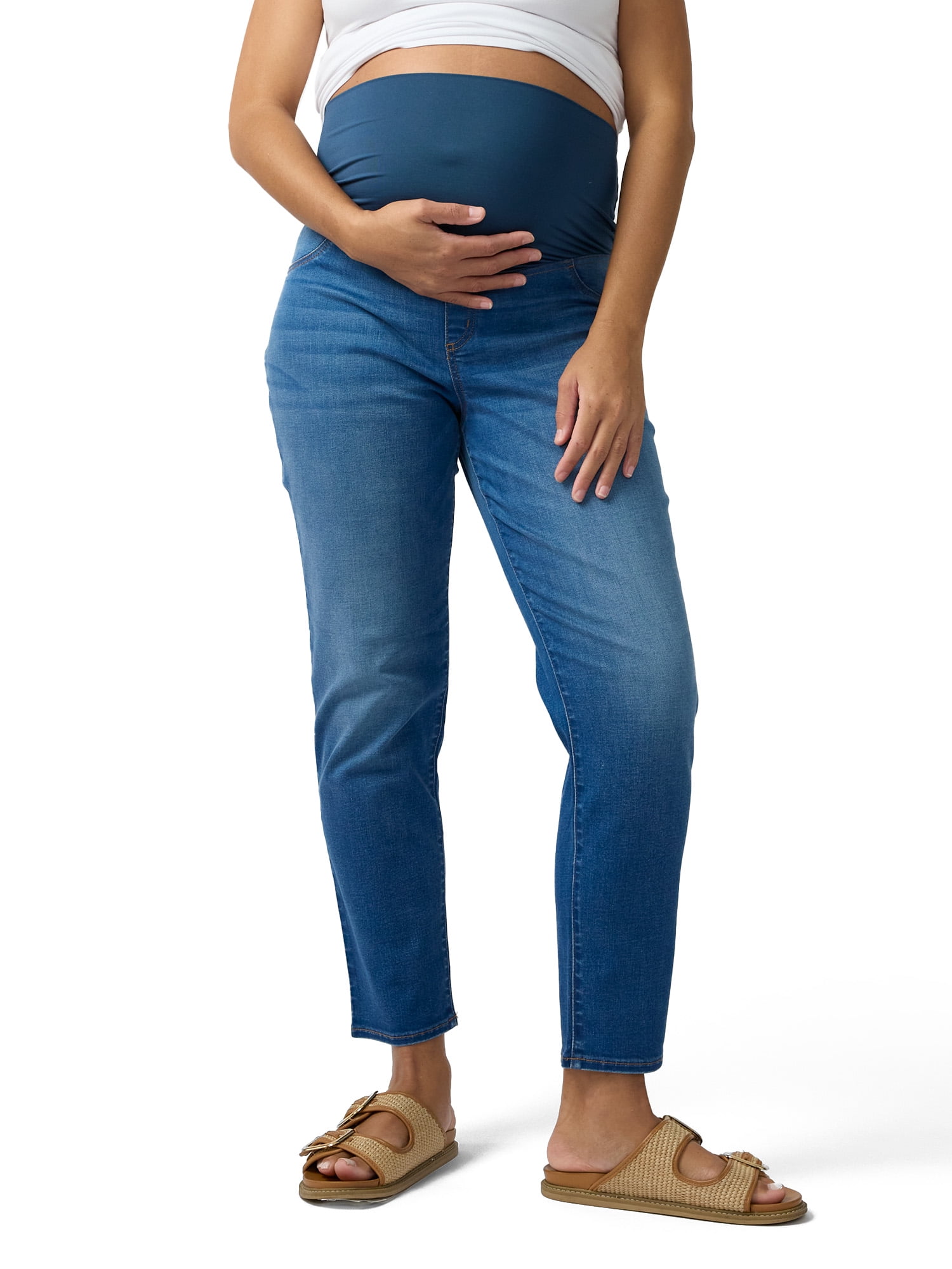 Ingrid & Isabel For Every Belly Women's Maternity Straight Denim Jean ...