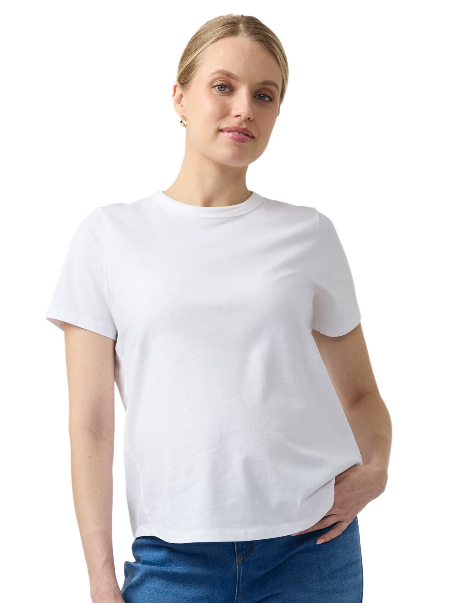 Ingrid & Isabel For Every Belly Women's Maternity Short Sleeve Relaxed ...