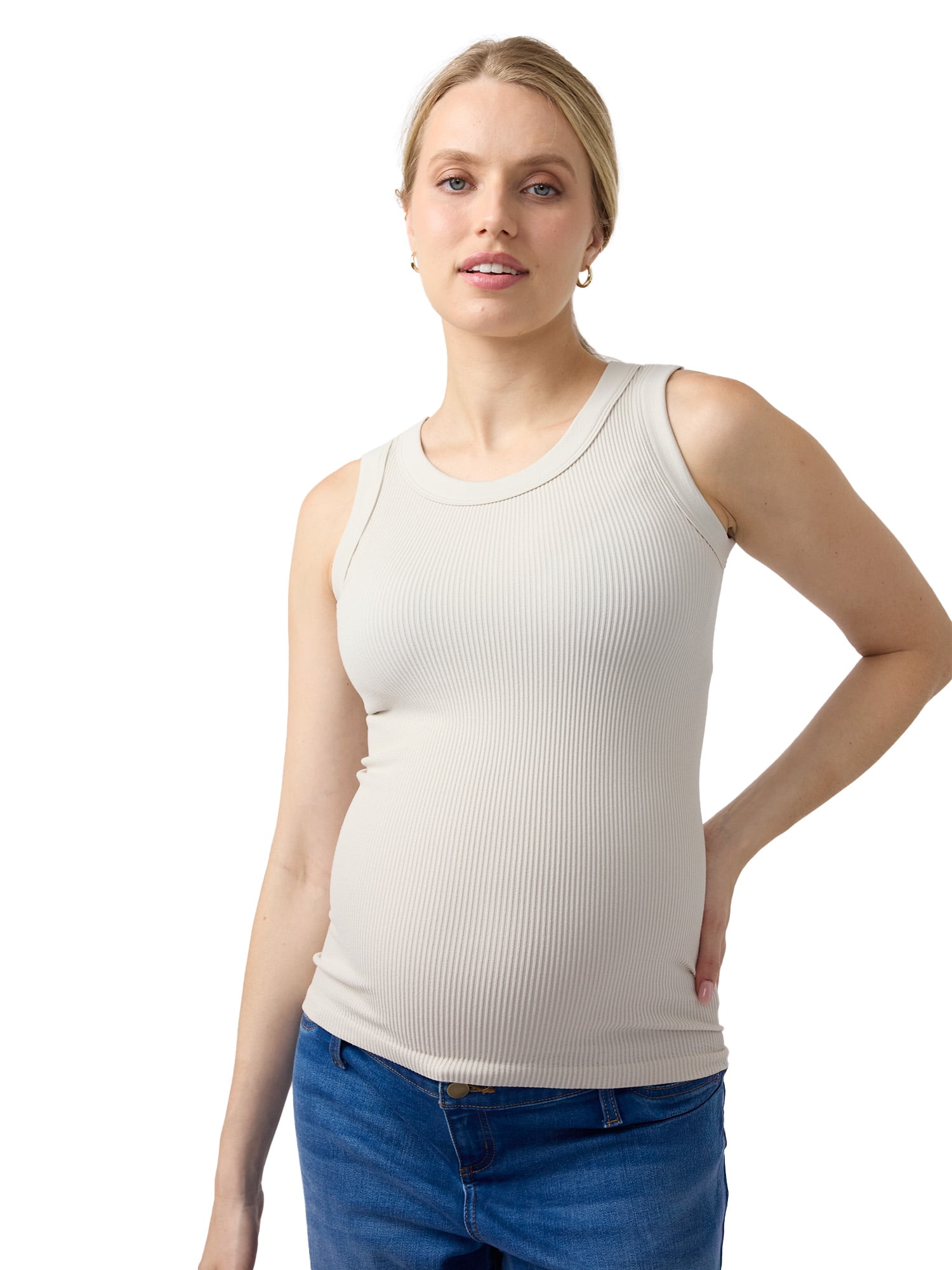 Ingrid & Isabel For Every Belly Women's Maternity Seamless Fitted ...