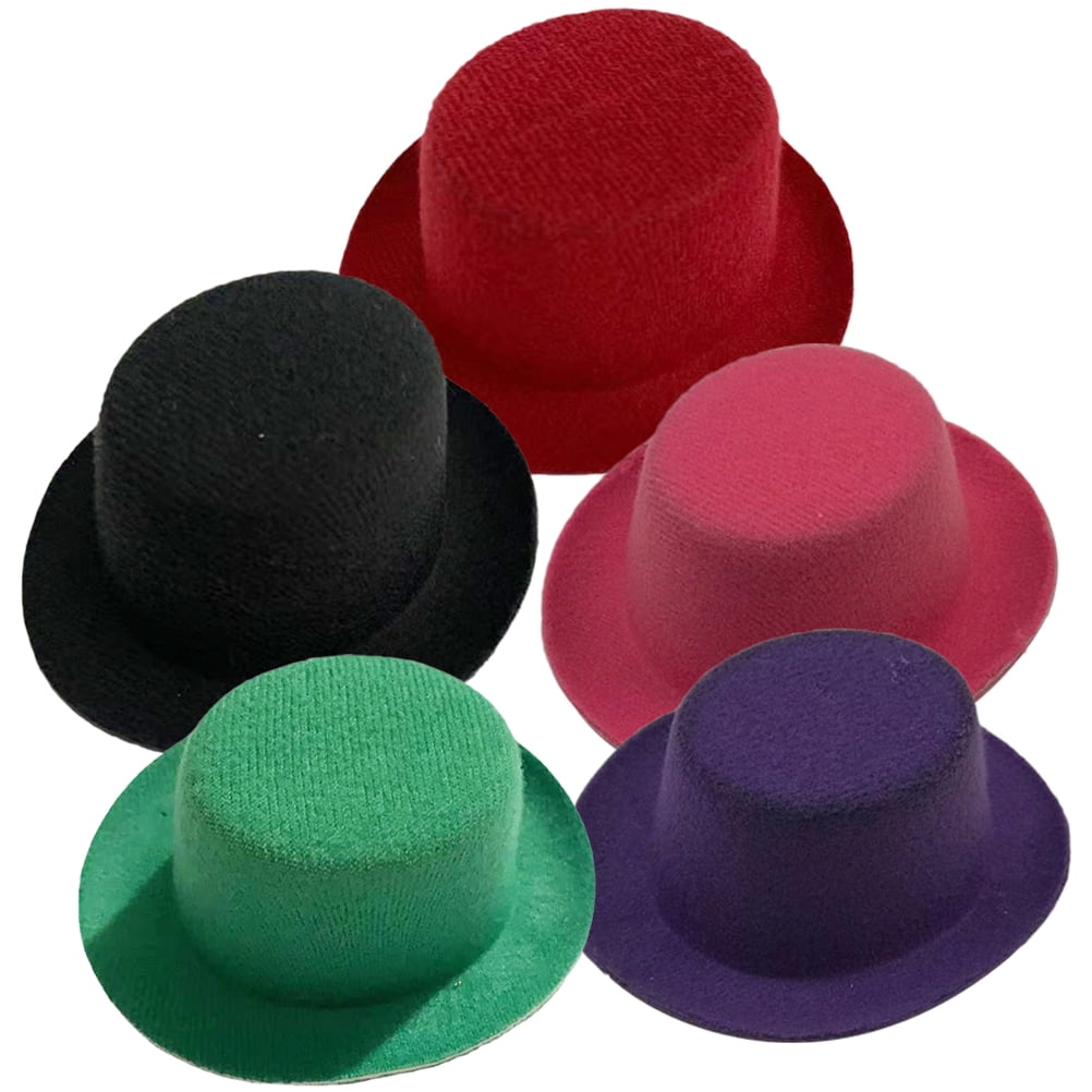 Ingridstore 5Pcs Miniature EVA Hats Doll Mini Hats Tiny Doll Hats ...