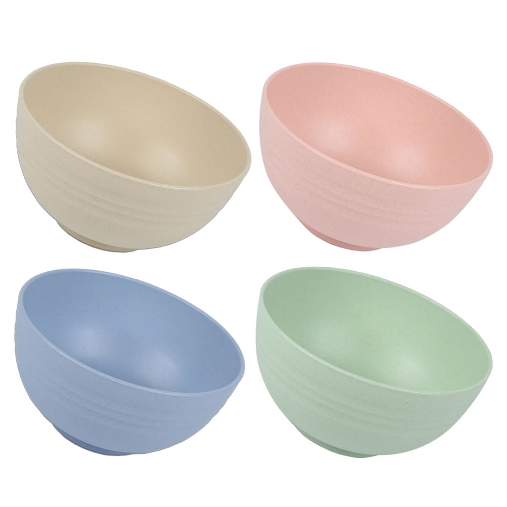 Ingridstore Reusable Tableware Bowls, Plastic Multicolor, 4.72 x 4.72 x ...