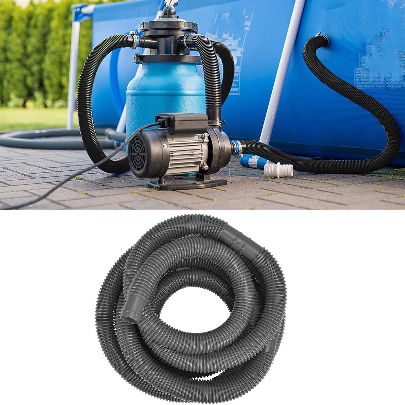 Inground Pool Vacuum Hose, Suction Cleaning Replacement Pipe, Durable ...