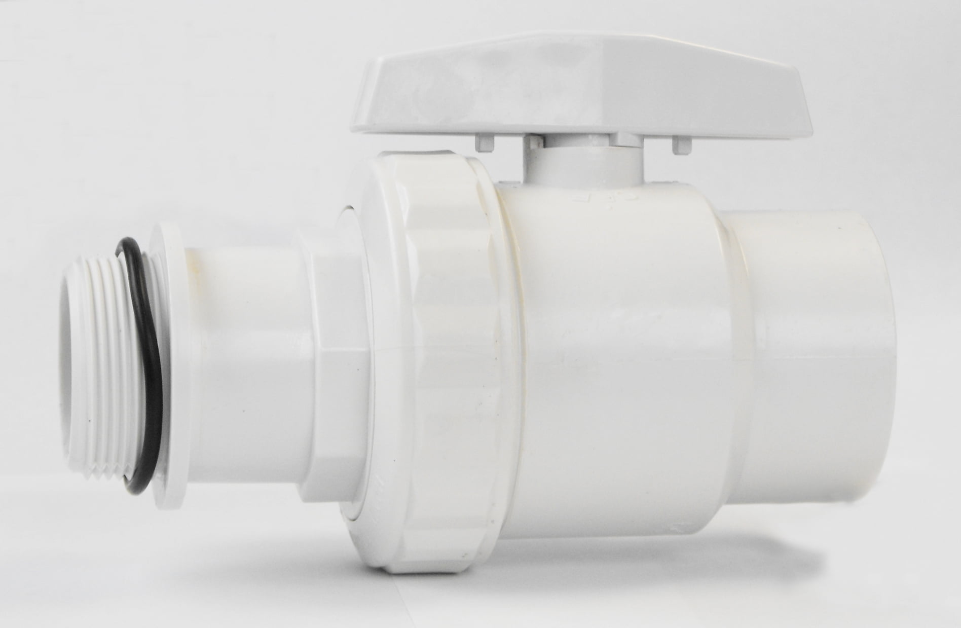 Inground Swimming Pool 2-Way Union Ball Valve 1-1/2" male x 1-1/2 ...