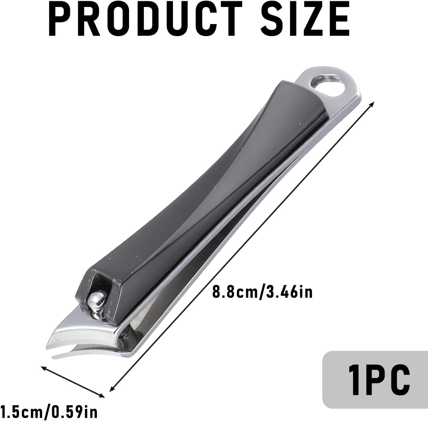 Ingrown Nail Clippers Slanted Curved Ingrown Toenail Clippers Stainless ...