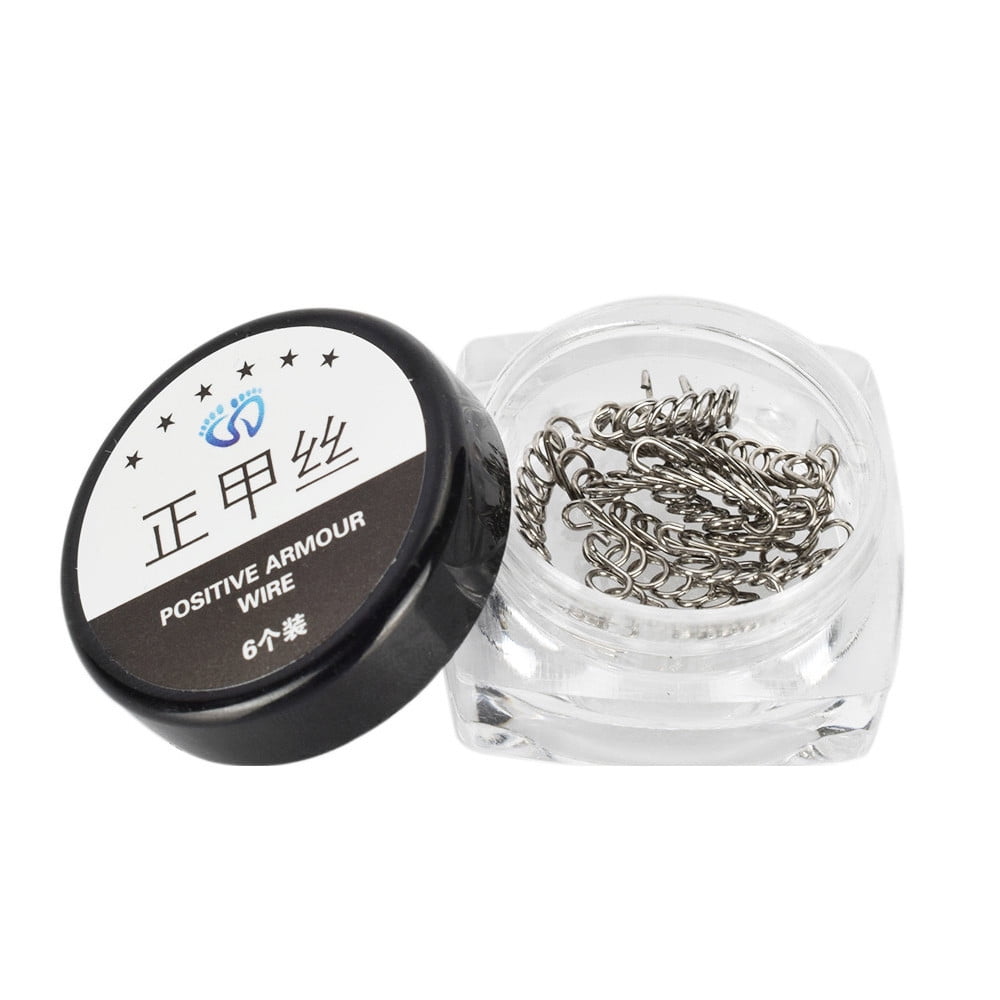 Ingrown Toe Nail Correction Wire - 6 Pairs, Professional/Home Use - for ...