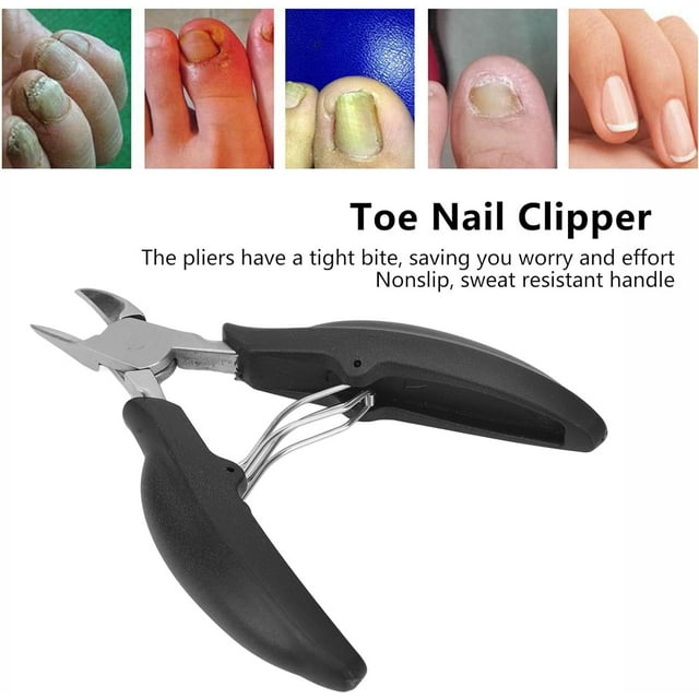 Ingrown Toenail Clippers, Cuticle Trimmer Curved Blade Toenail Clippers ...