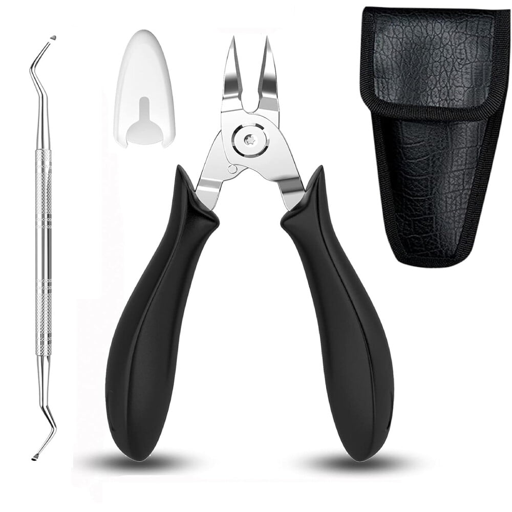 Ingrown Toenail Clippers, Long Handle Curved Blade Tool for Thick ...