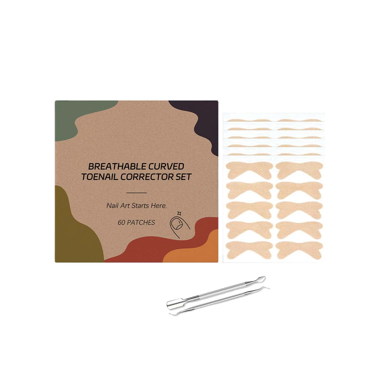 Ingrown Toenail Correction Treatment Tool, No Glue 60Pcs Ingrown Toe ...